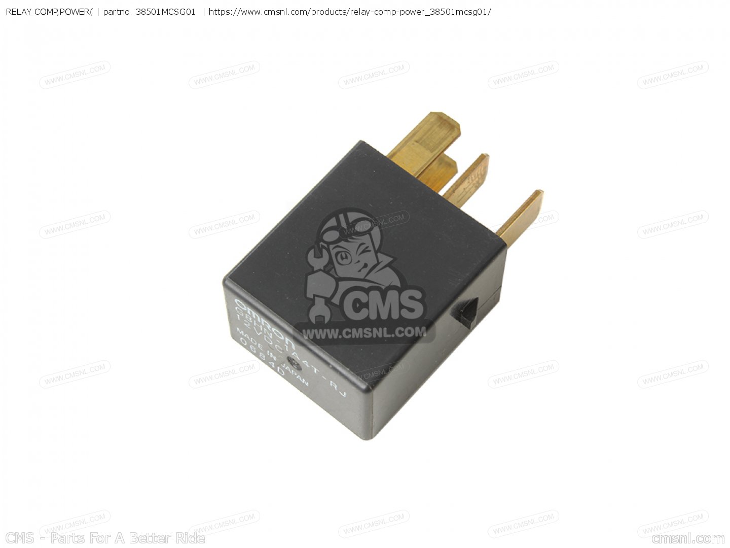 38501MCSG01: RELAY COMP,POWER( Honda - buy the 38501-MCS-G01 at CMSNL