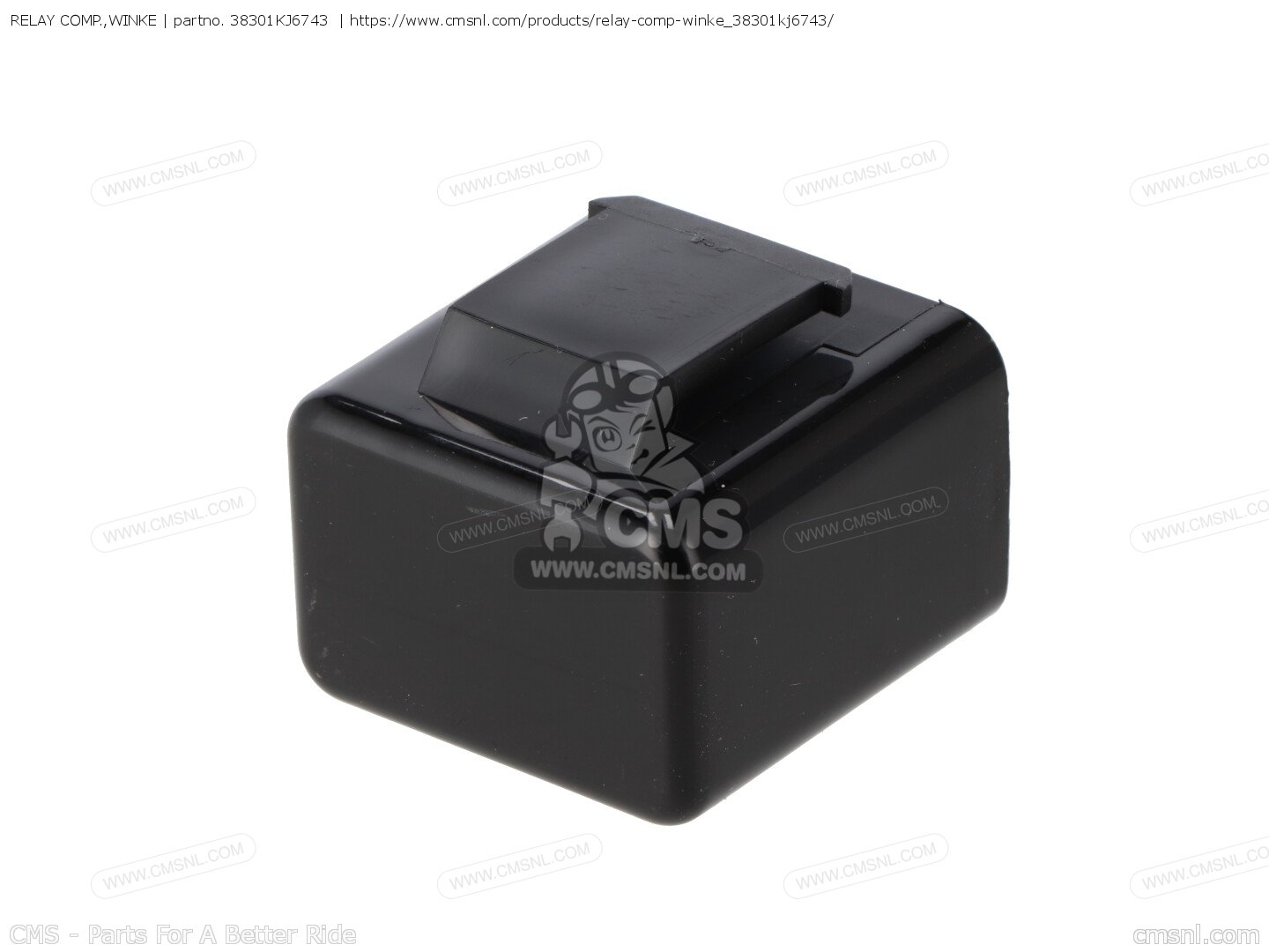 38301KJ6743: RELAY COMP.,WINKE Honda - buy the 38301-KJ6-743 at CMSNL