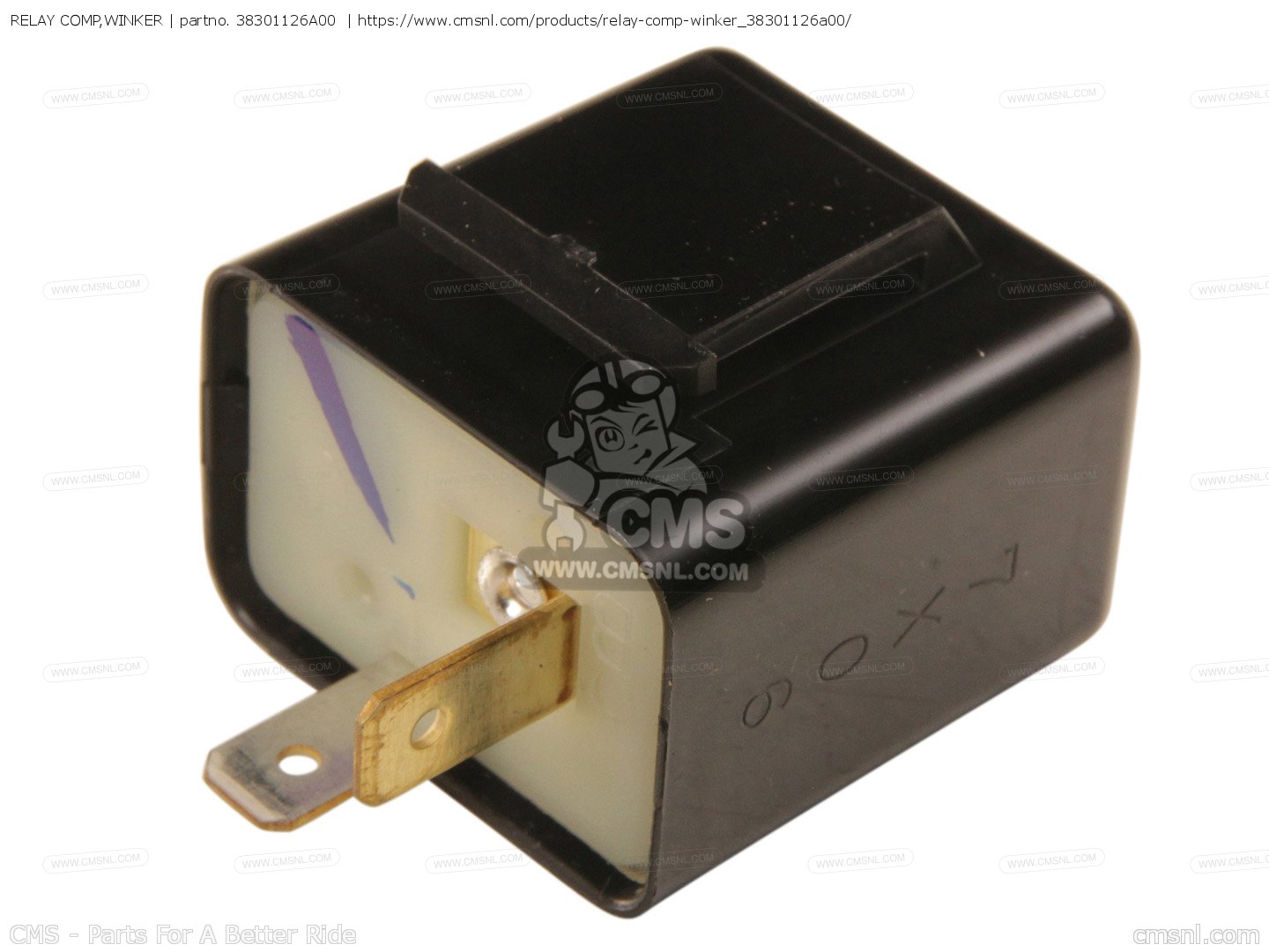 38301126A00: RELAY COMP,WINKER Honda - buy the 38301-126-A00 at CMSNL