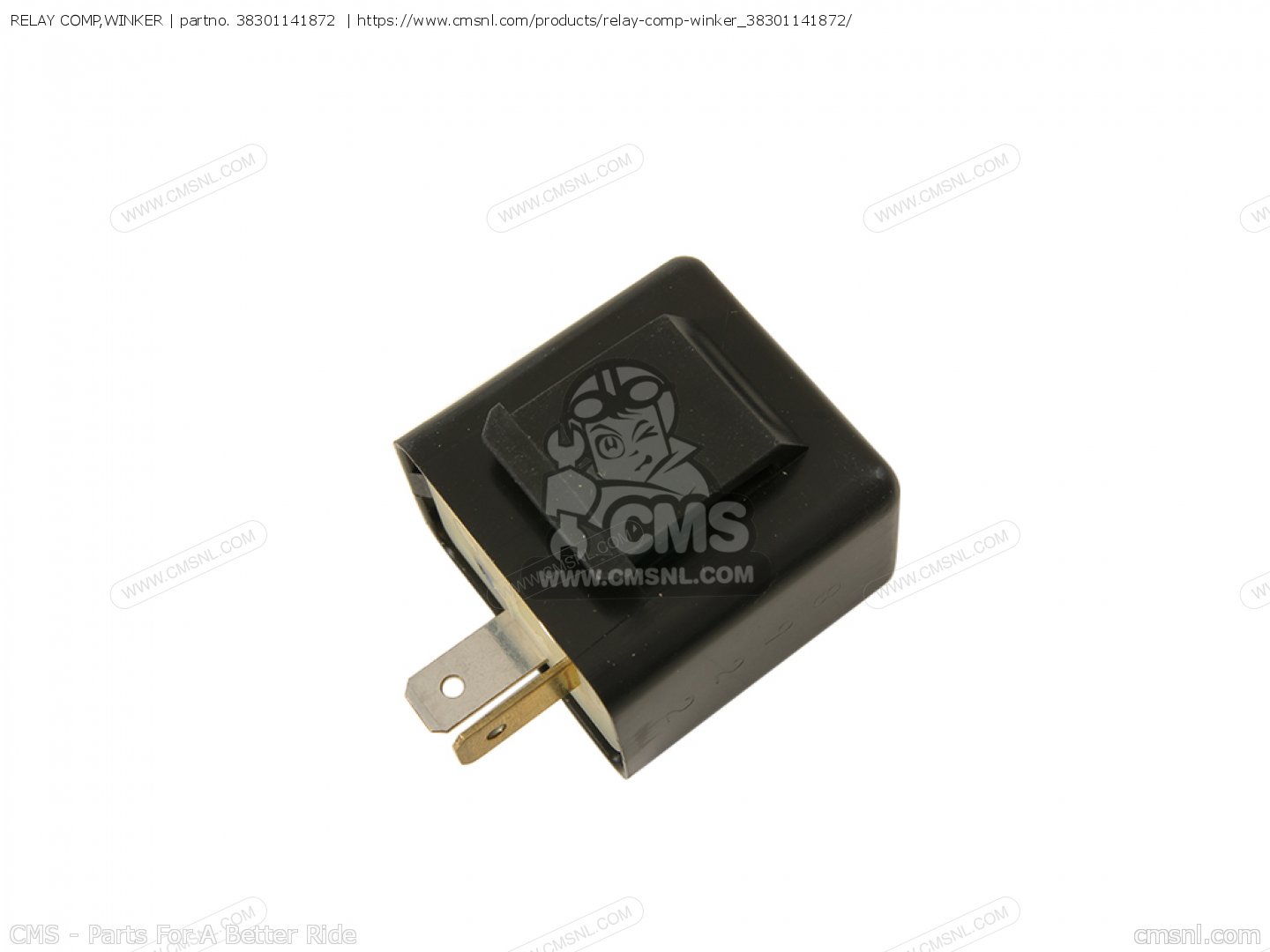 38301141872: RELAY COMP,WINKER Honda - buy the 38301-141-872 at CMSNL