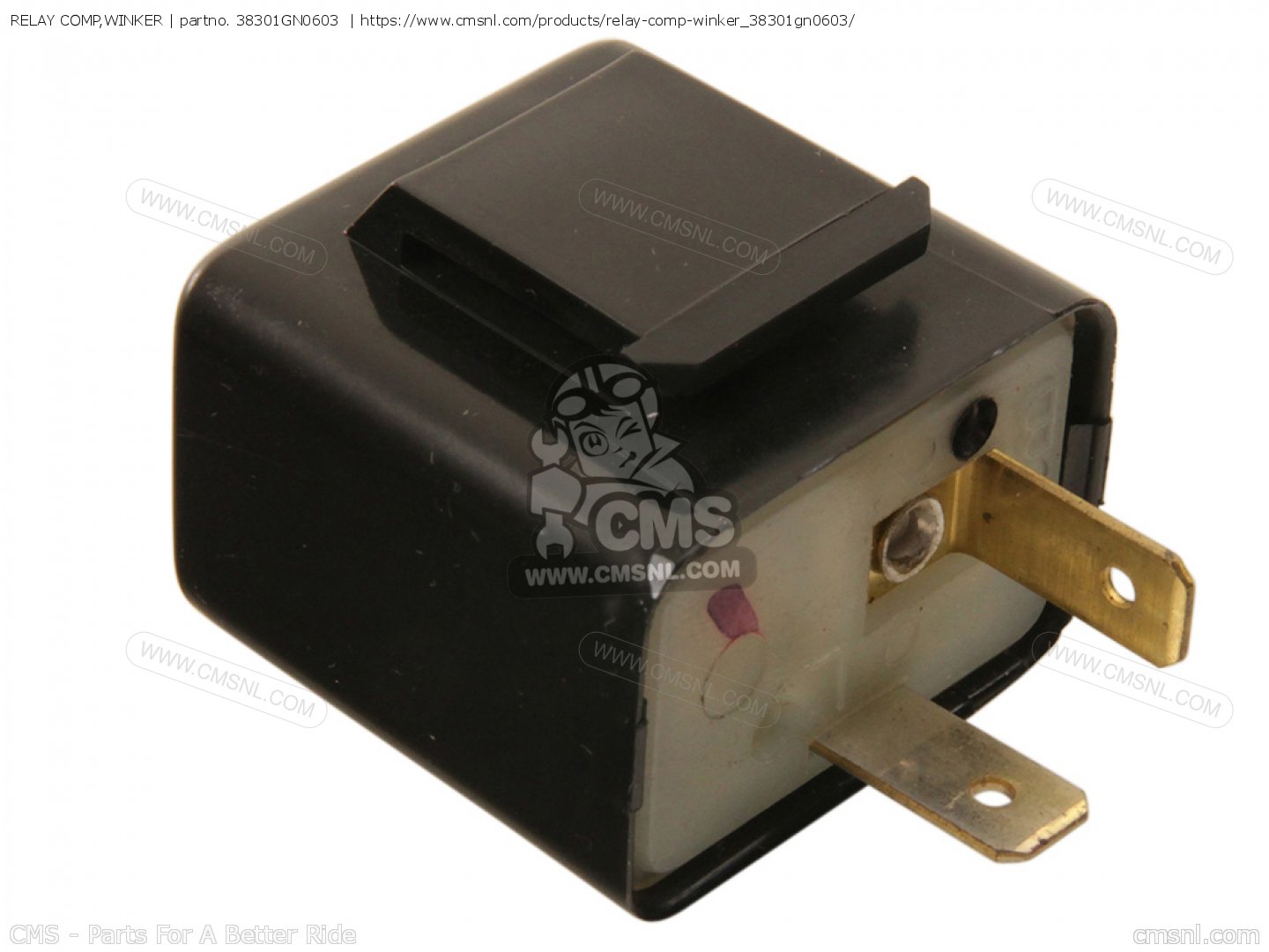 38301GN0603: RELAY COMP,WINKER Honda - buy the 38301-GN0-603 at CMSNL