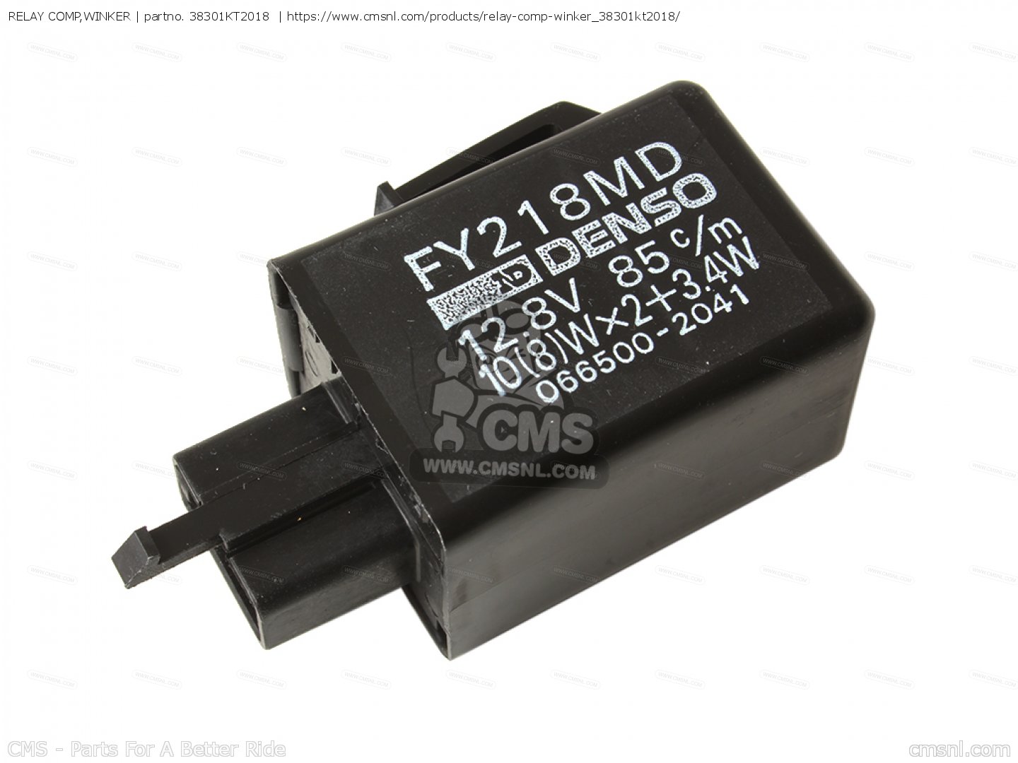 38301KT2018: RELAY COMP,WINKER Honda - buy the 38301-KT2-018 at CMSNL