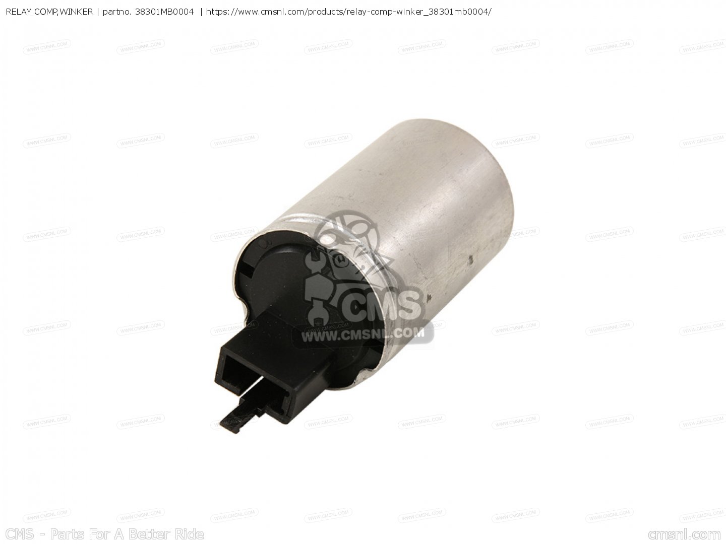38301MB0004: RELAY COMP,WINKER Honda - buy the 38301-MB0-004 at CMSNL