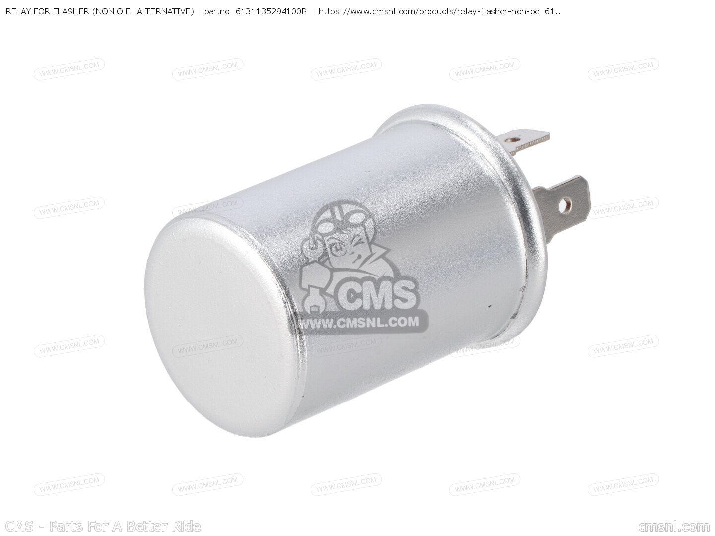 6131135294100P: RELAY FOR FLASHER (NON O.E. ALTERNATIVE) Alternative ...