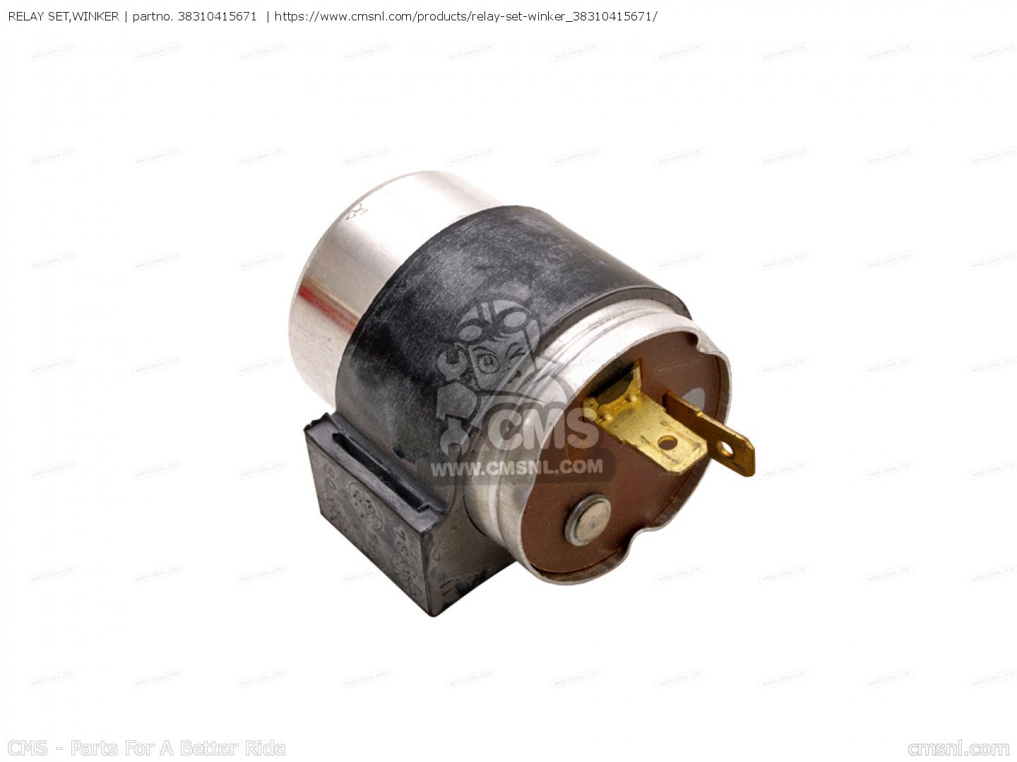 38310415671: RELAY SET,WINKER Honda - buy the 38310-415-671 at CMSNL