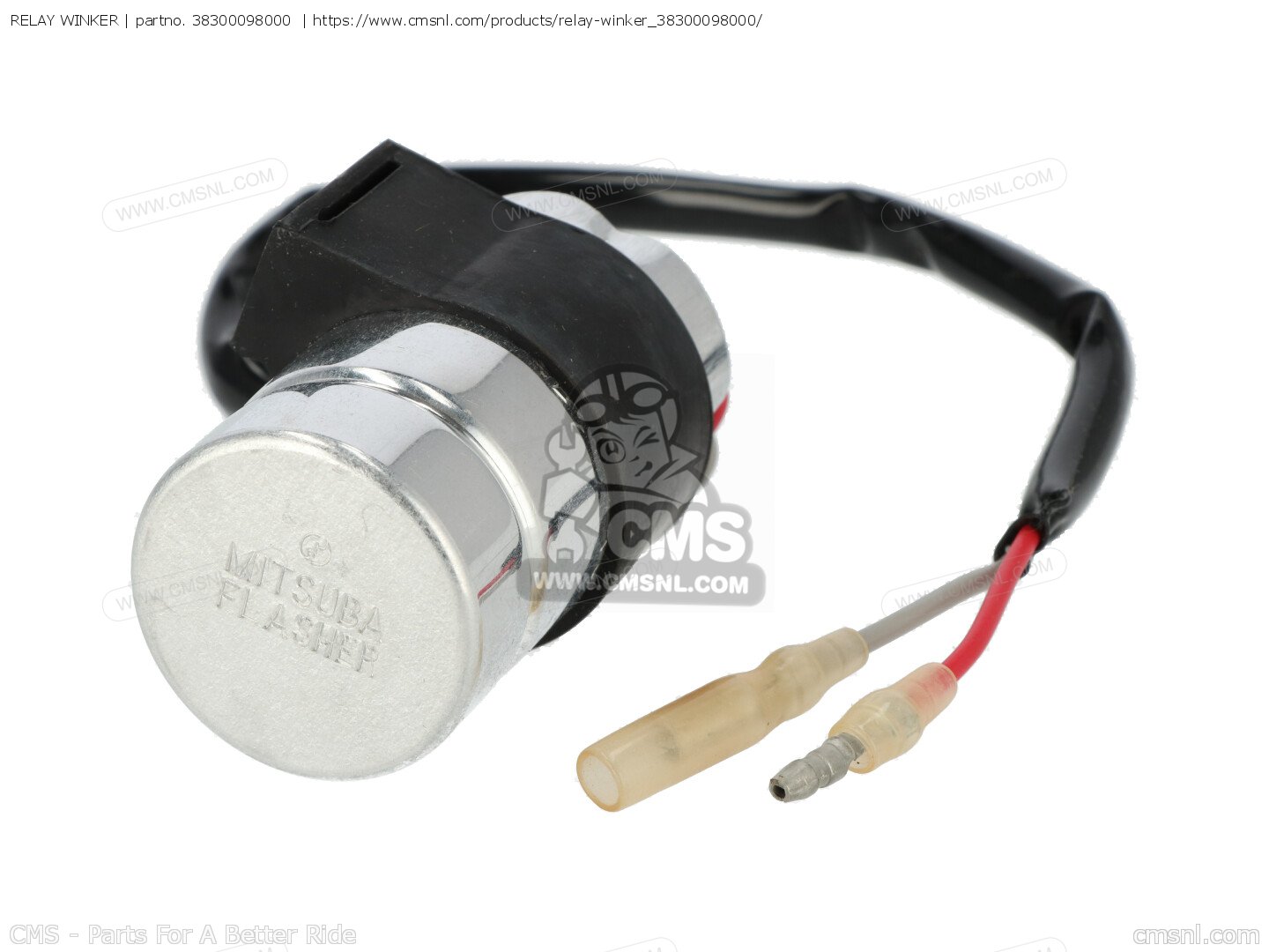 38300098000: RELAY WINKER Honda - buy the 38300-098-000 at CMSNL