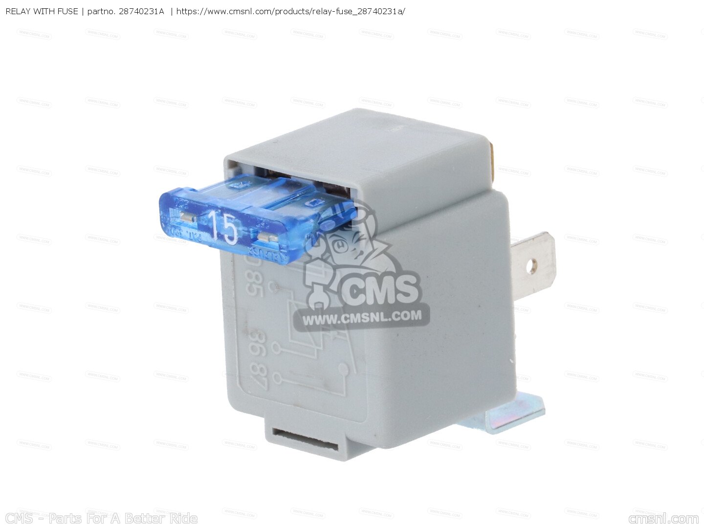 28740231A: Relay With Fuse Ducati - buy the 28740231A at CMSNL