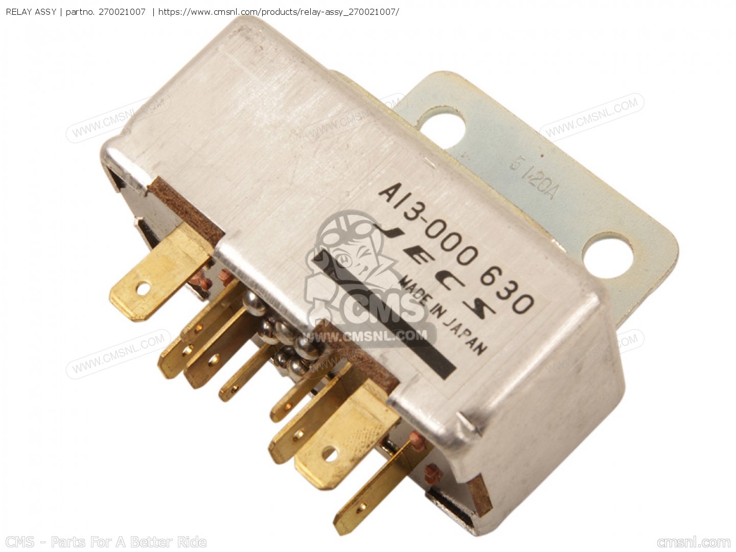 270021007: RELAY-ASSY Kawasaki - buy the 27002-1007 at CMSNL