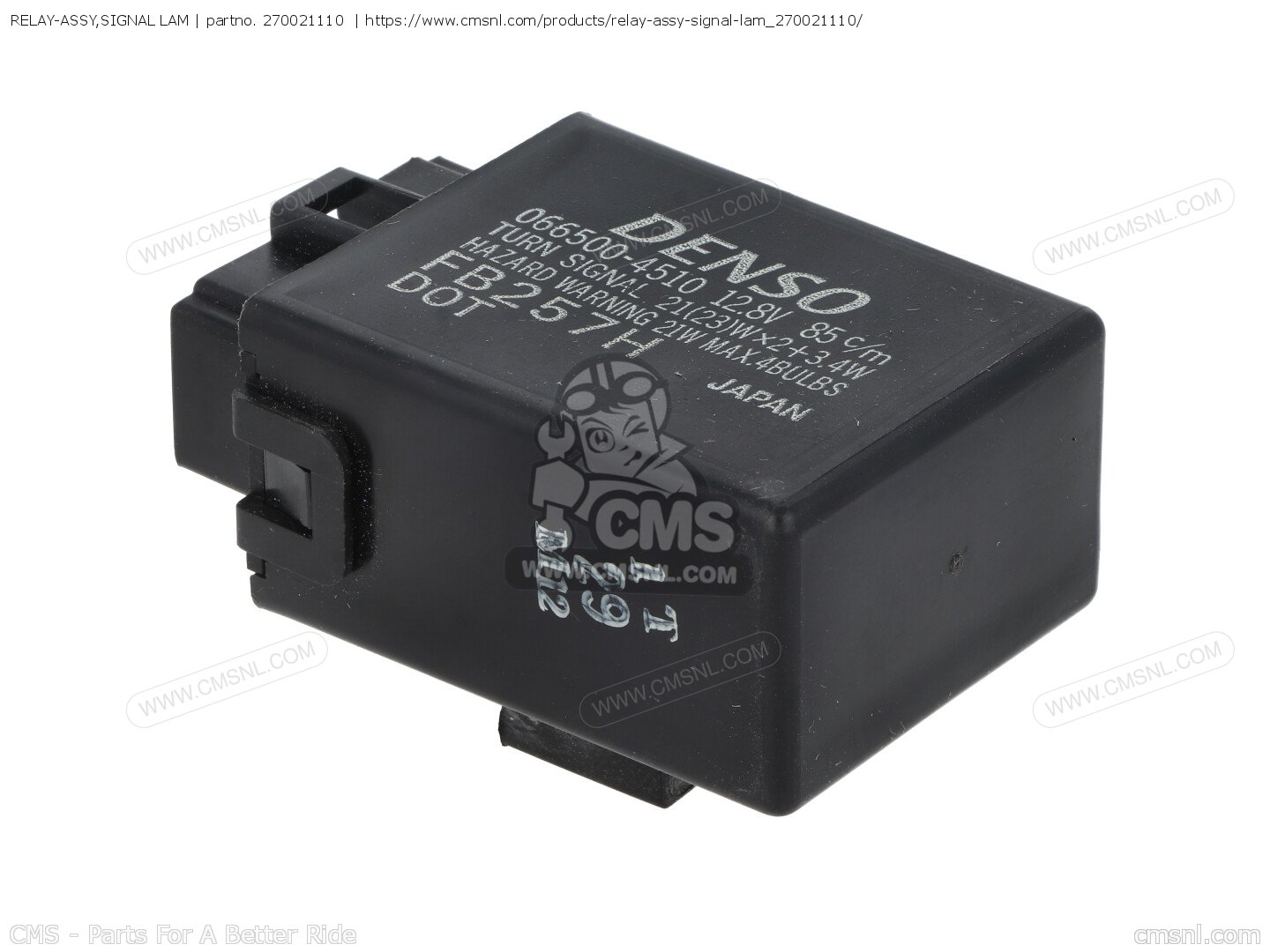 270021110: RELAY-ASSY,SIGNAL LAM Kawasaki - buy the 27002-1110 at CMSNL