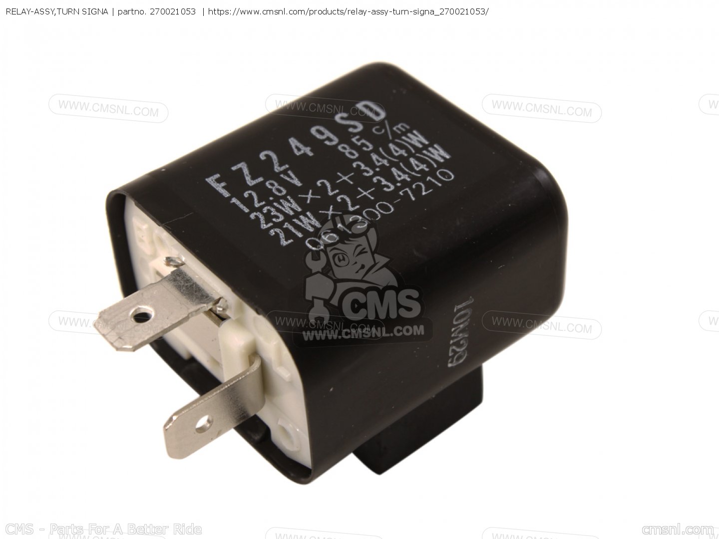 270021053: RELAY-ASSY,TURN SIGNA Kawasaki - buy the 27002-1053 at CMSNL
