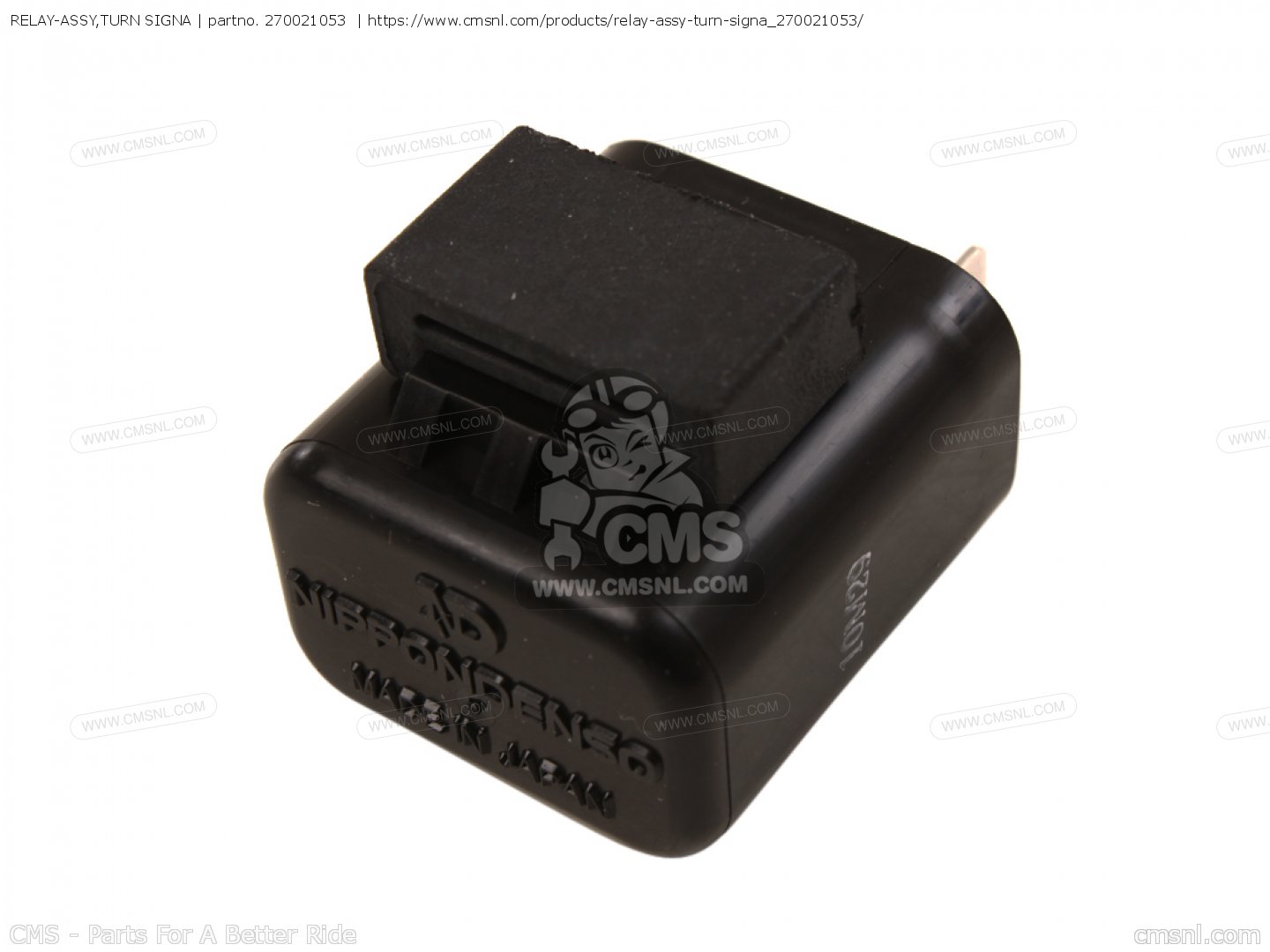 270021053: RELAY-ASSY,TURN SIGNA Kawasaki - buy the 27002-1053 at CMSNL