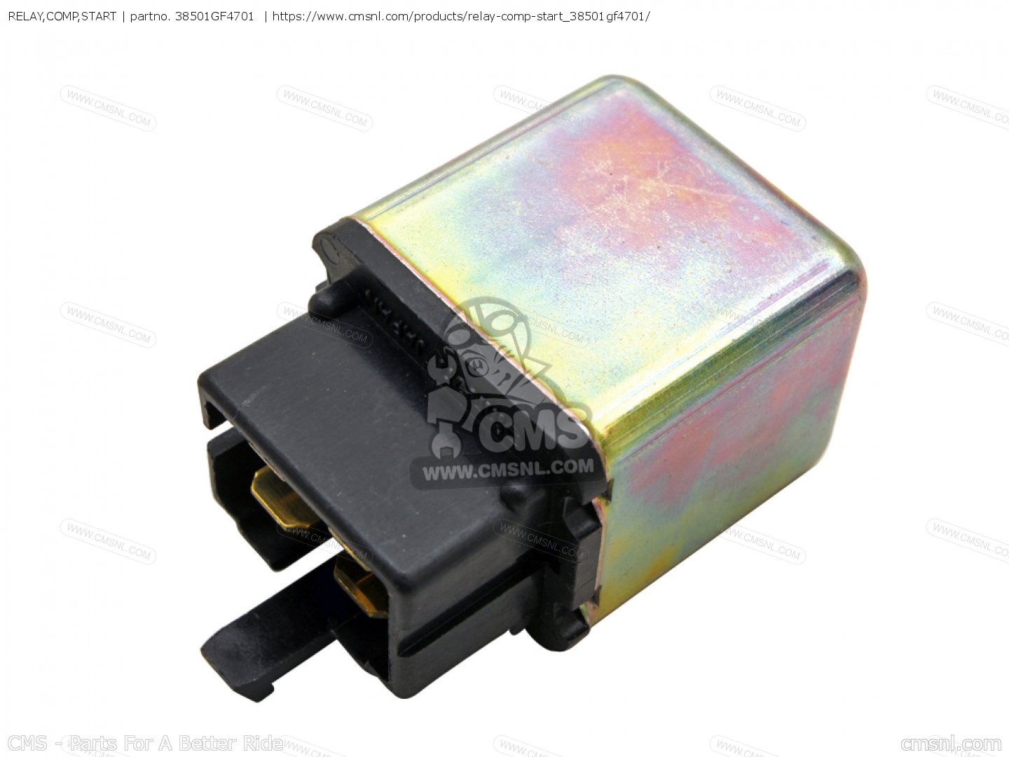 38501GF4701: RELAY,COMP,START Honda - buy the 38501-GF4-701 at CMSNL
