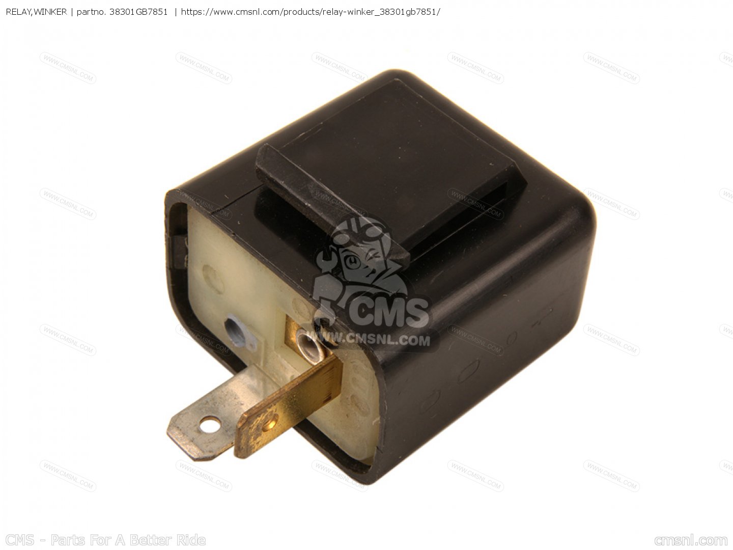 38301GB7851: RELAY,WINKER Honda - buy the 38301-GB7-851 at CMSNL