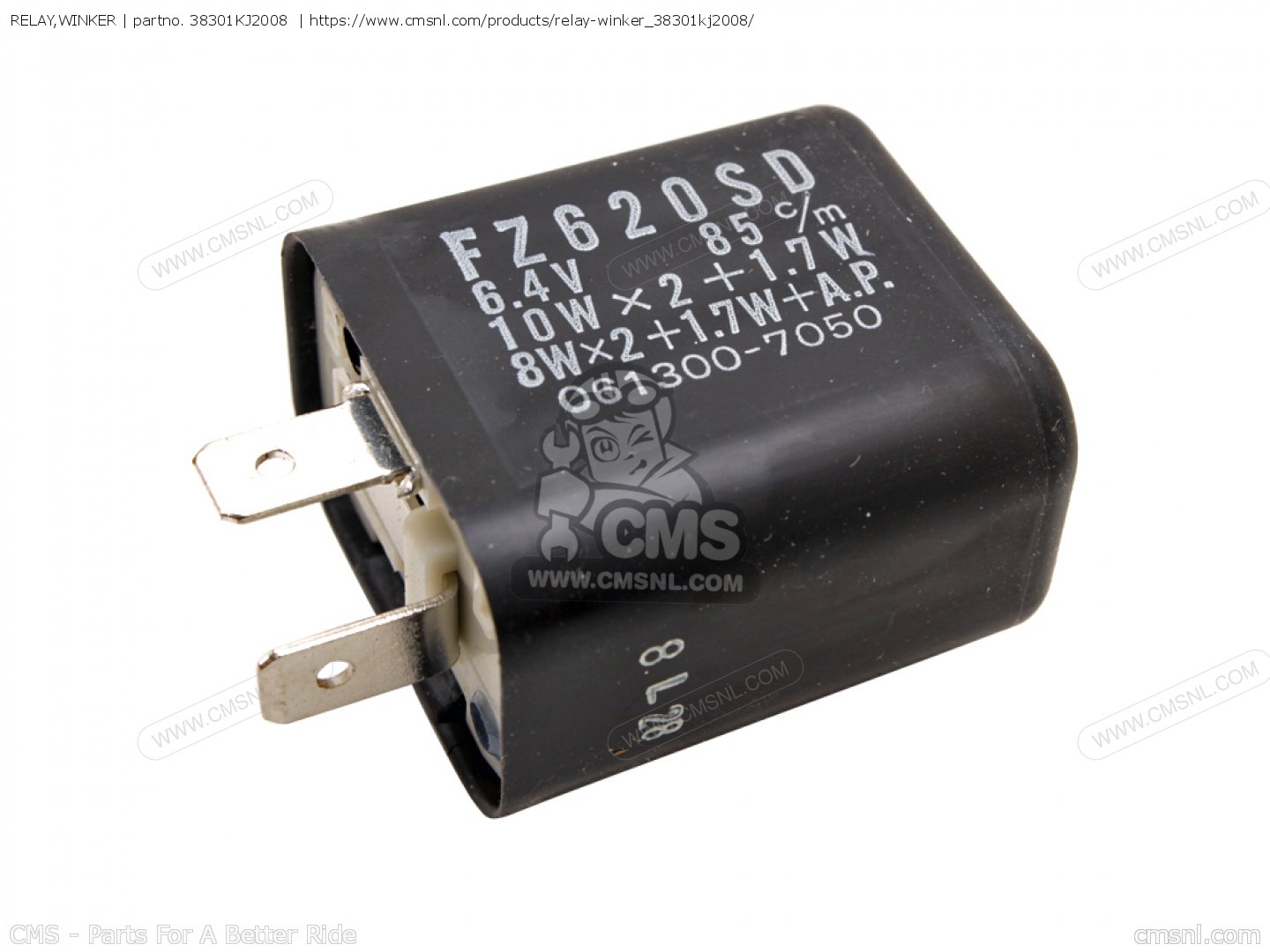 38301KJ2008: RELAY,WINKER Honda - buy the 38301-KJ2-008 at CMSNL