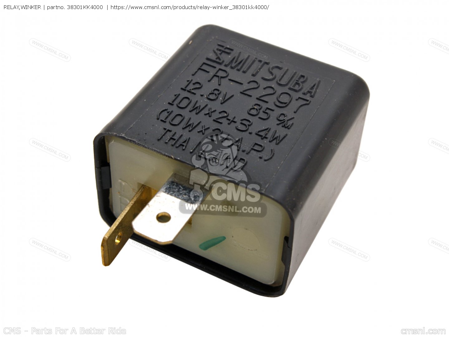 38301KK4000: RELAY,WINKER Honda - buy the 38301-KK4-000 at CMSNL