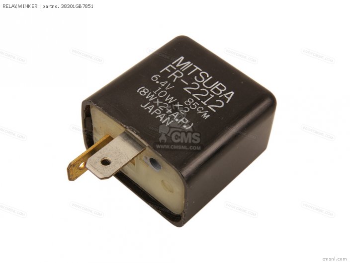 38301GB7851: RELAY,WINKER Honda - buy the 38301-GB7-851 at CMSNL