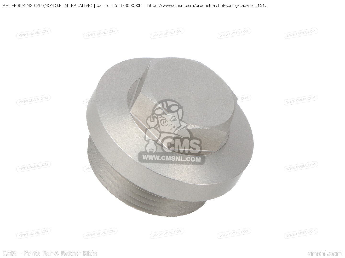 15147300000P: RELIEF SPRING, CAP, (NON O.E. ALTERNATIVE) Honda - buy ...