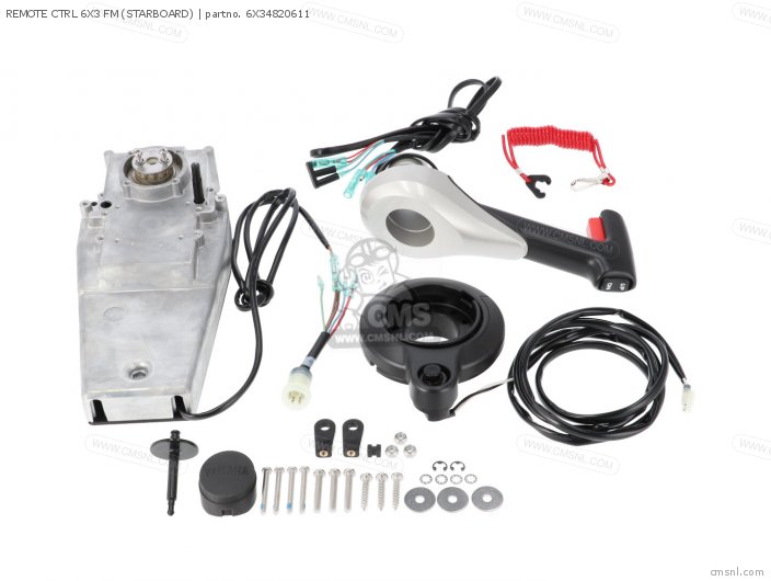 6X34820611: REMOTE CTRL 6X3 FM (STARBOARD) Yamaha - buy the 6X3-48206 ...