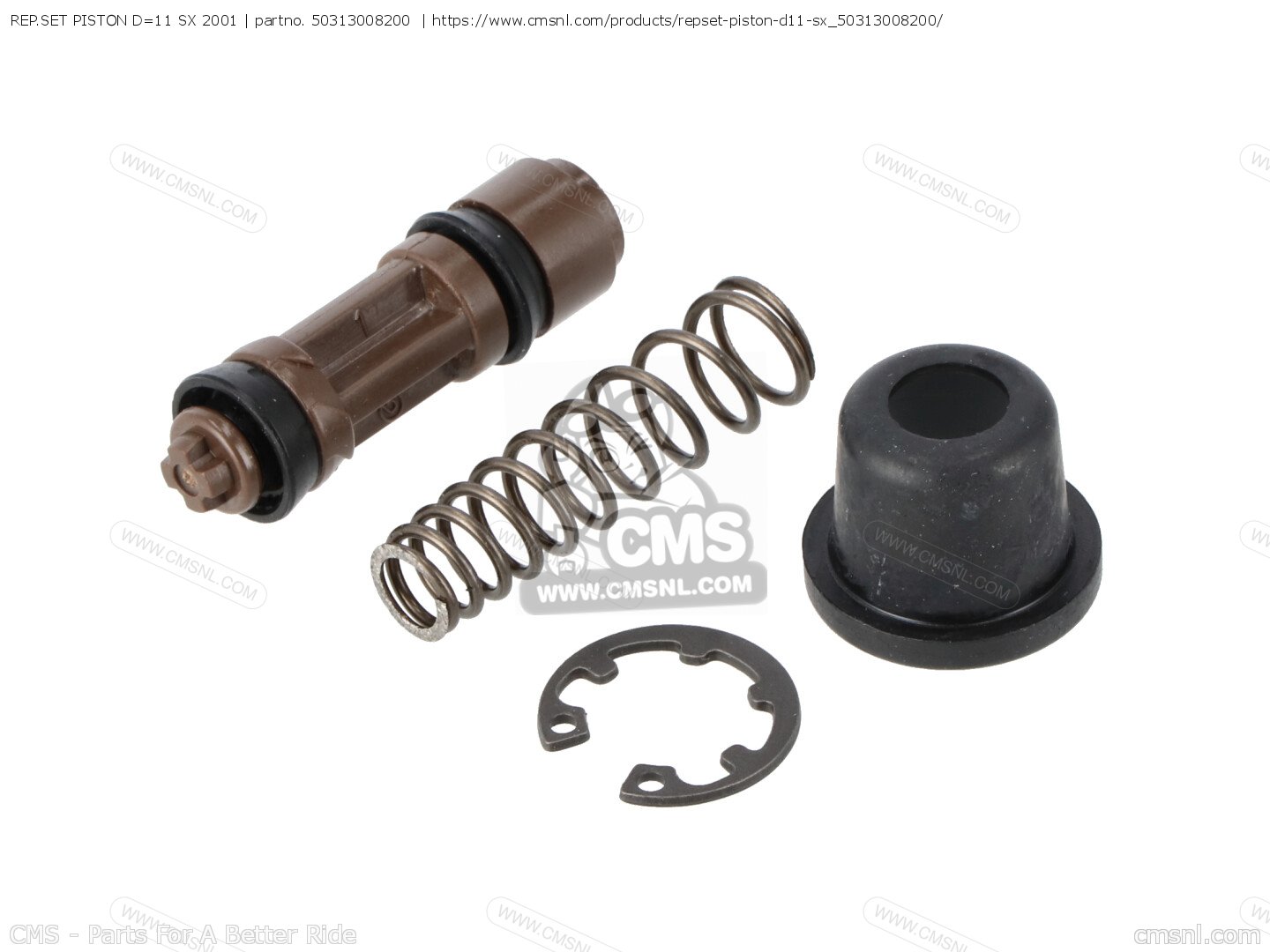 REP.SET PISTON D=11 SX 2001 for KTM - order at CMSNL