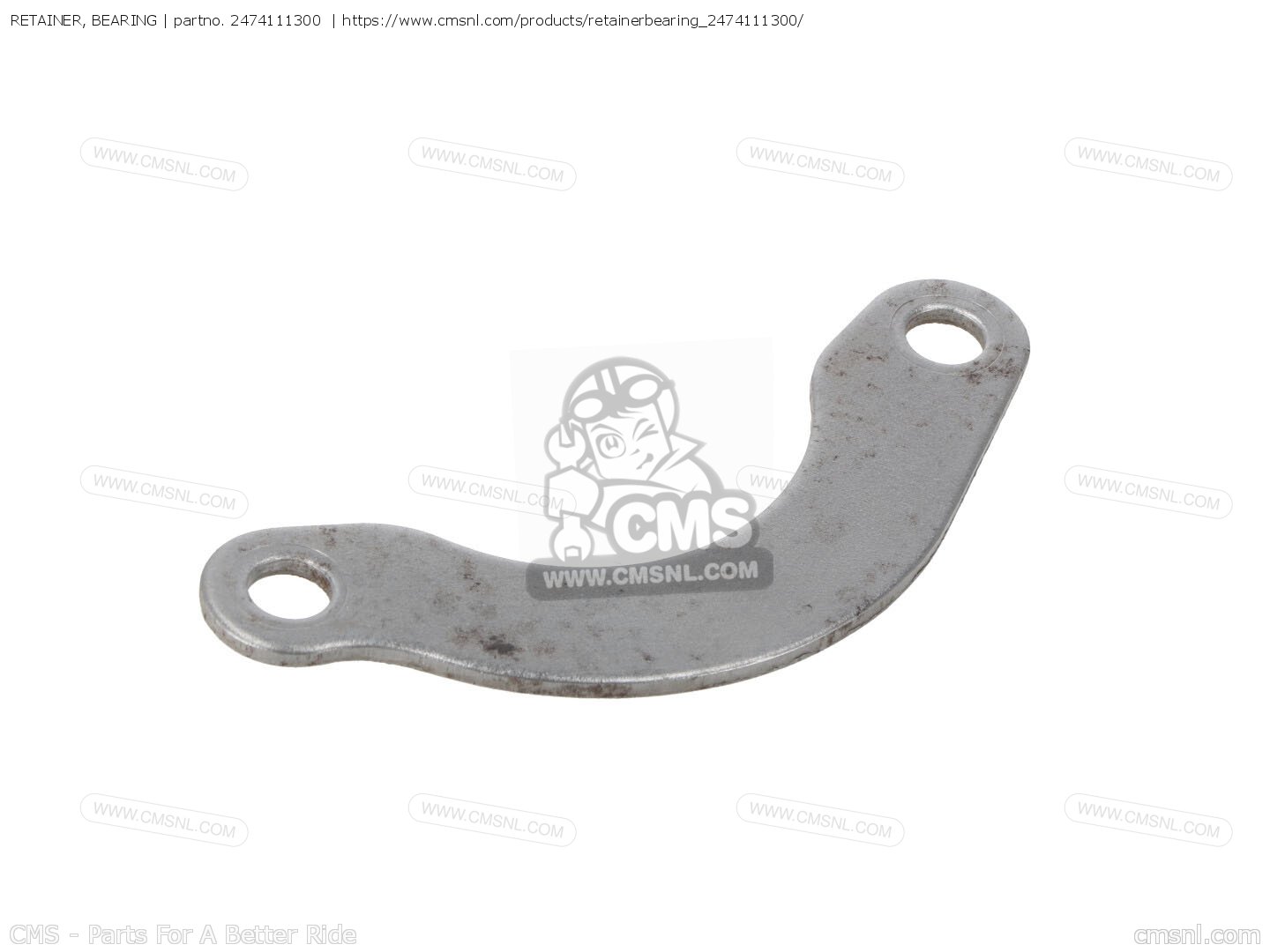 2474111300: RETAINER, BEARING Suzuki - buy the 24741-11300 at CMSNL