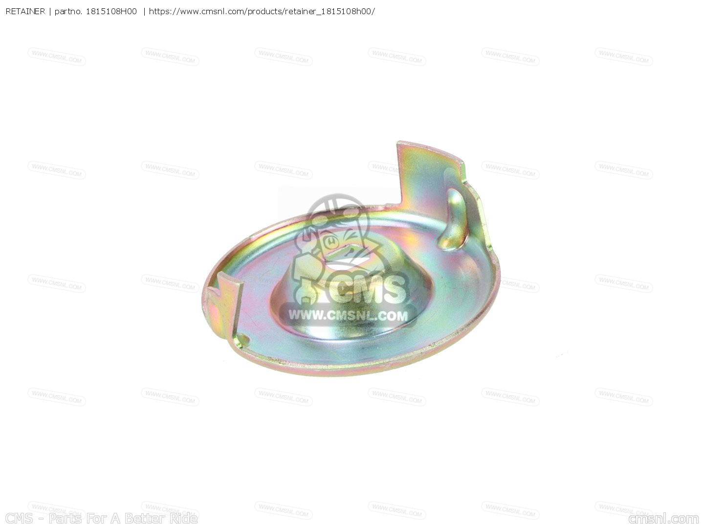 1815108H00: RETAINER Suzuki - buy the 18151-08H00 at CMSNL