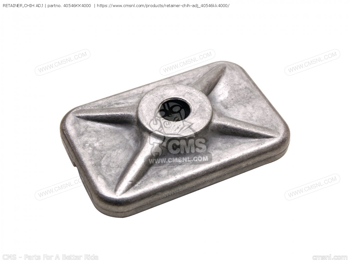 40546KK4000: RETAINER,CHIH ADJ Honda - buy the 40546-KK4-000 at CMSNL