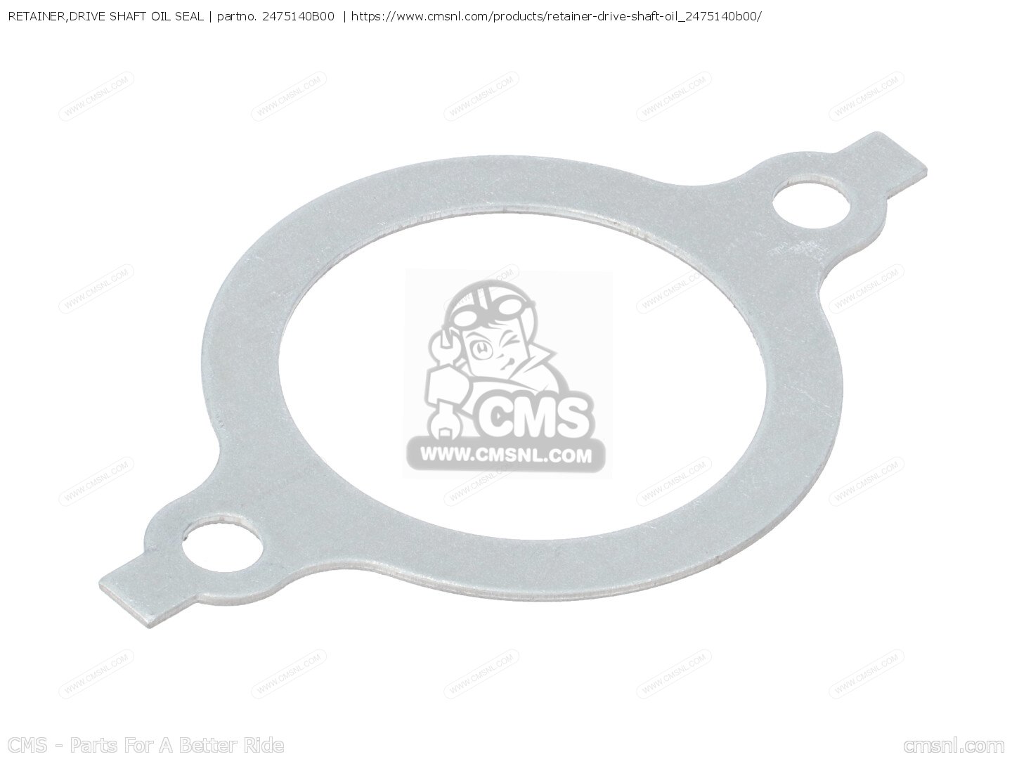 2475140B00: RETAINER,DRIVE SHAFT OIL SEAL Suzuki - buy the 24751-40B00 ...