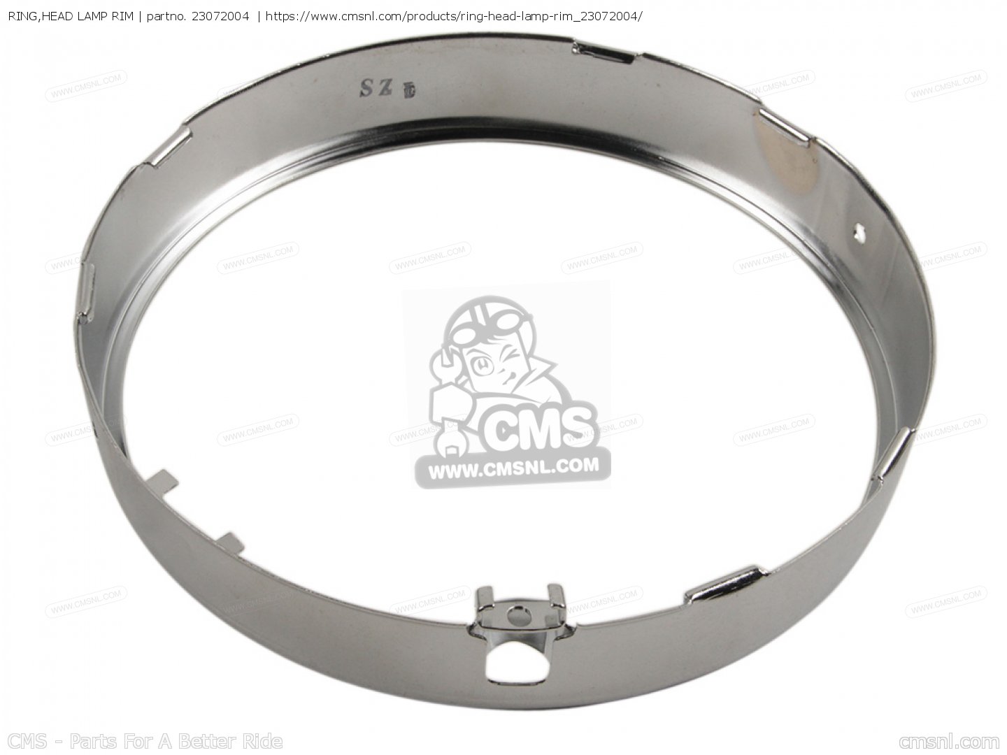 23072004: RETAINER,HEAD LAMP Kawasaki - buy the 23072004 at CMSNL