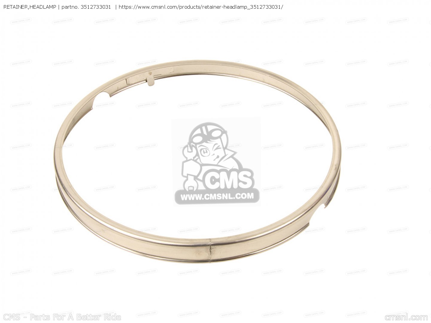 3512733031: RETAINER,HEADLAMP Suzuki - buy the 35127-33031 at CMSNL