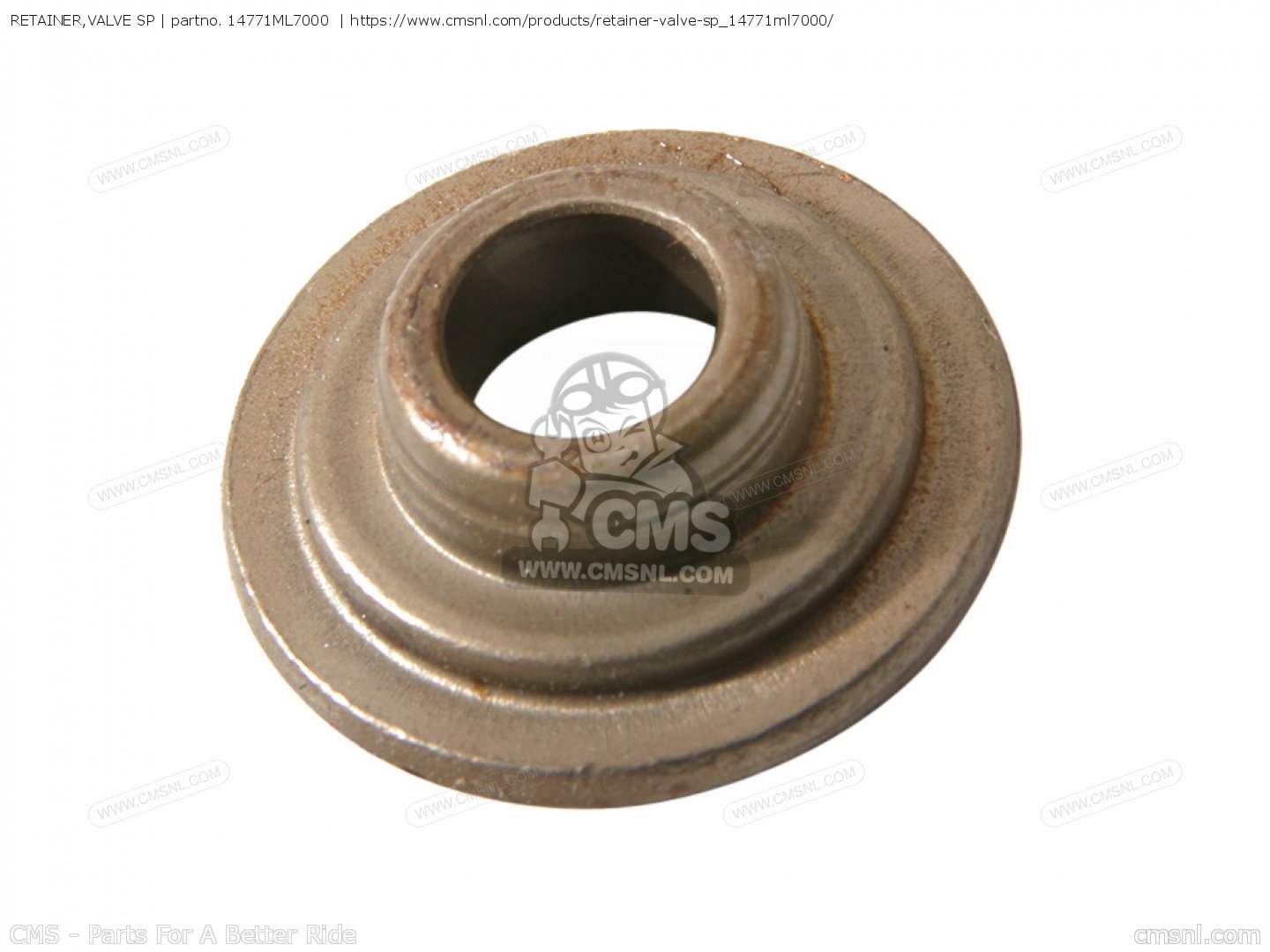 14771ML7000: RETAINER,VALVE SP Honda - buy the 14771-ML7-000 at CMSNL