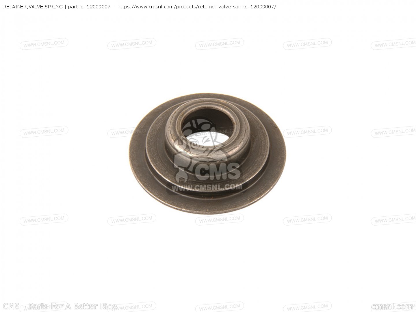 RETAINER,VALVE SPRING for KZ750B1 1976 USA CANADA / MPH KPH - order at ...
