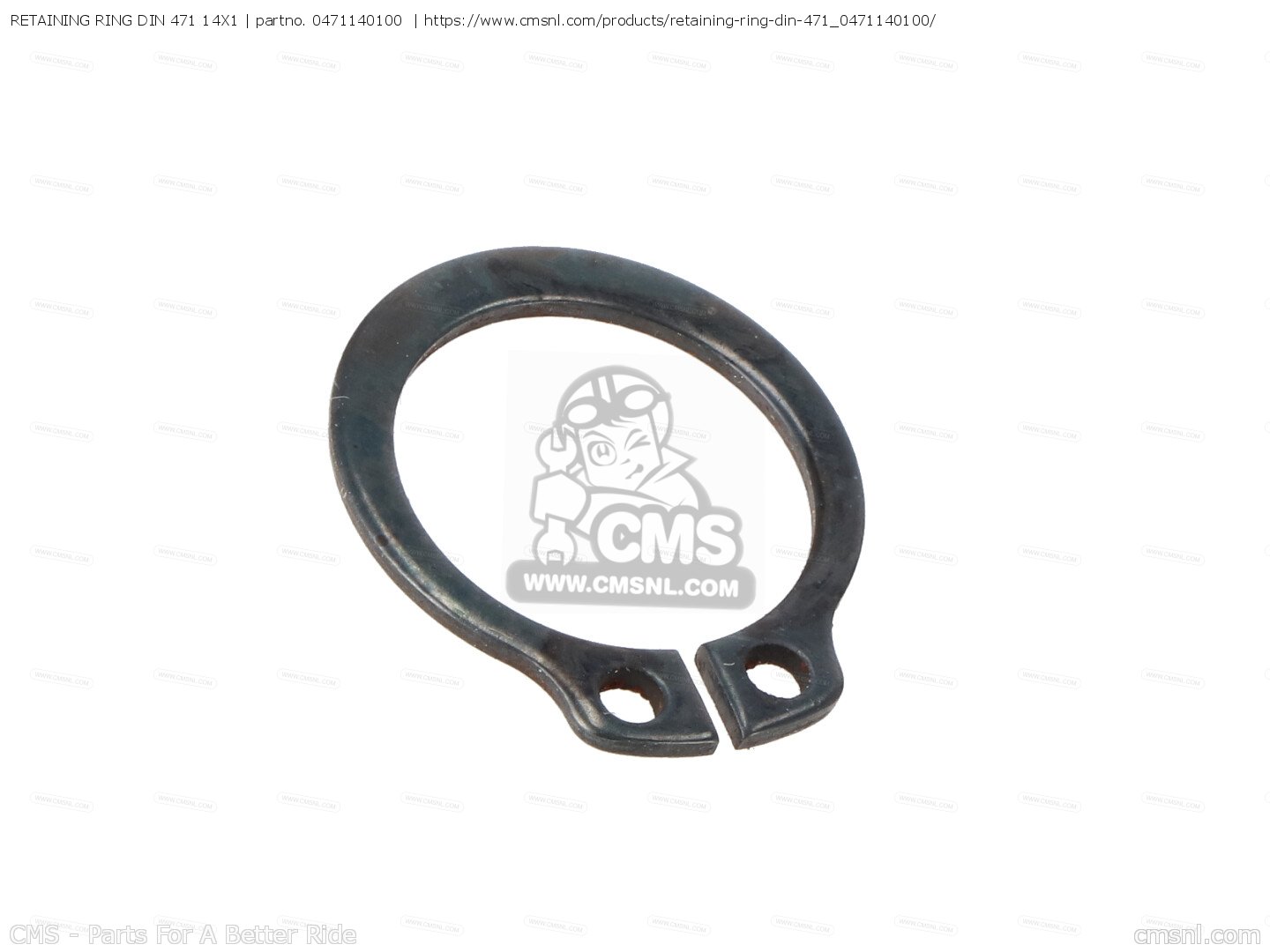 RETAINING RING DIN 471 14X1 pour KTM - commander à CMSNL