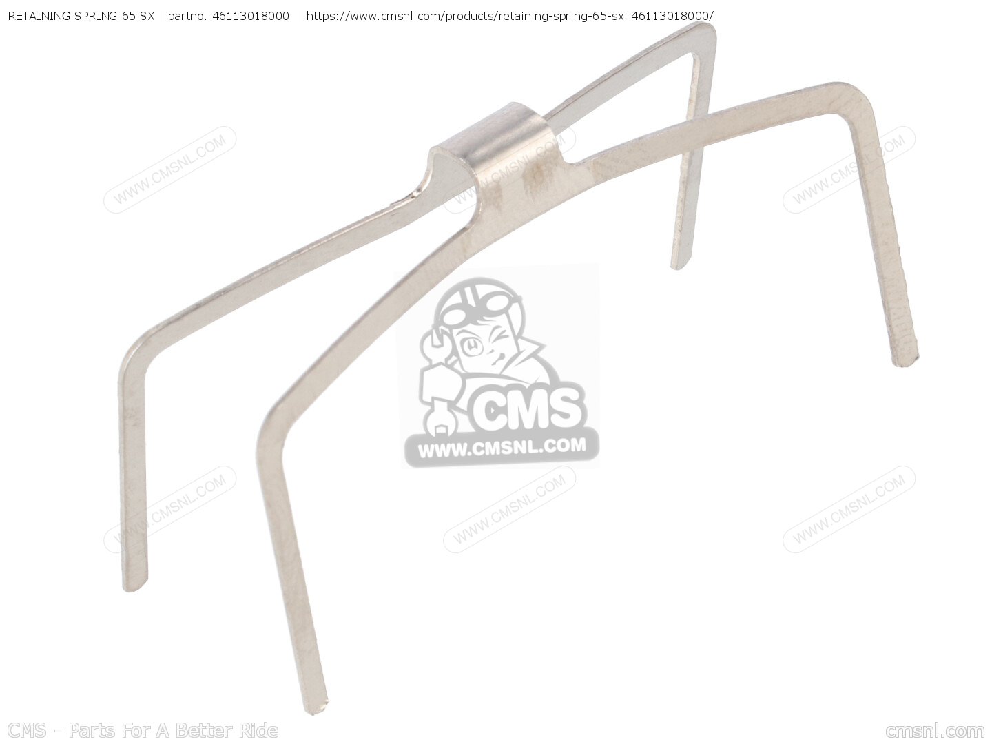 RETAINING SPRING 65 SX for 65 SX Europe 2003 - order at CMSNL