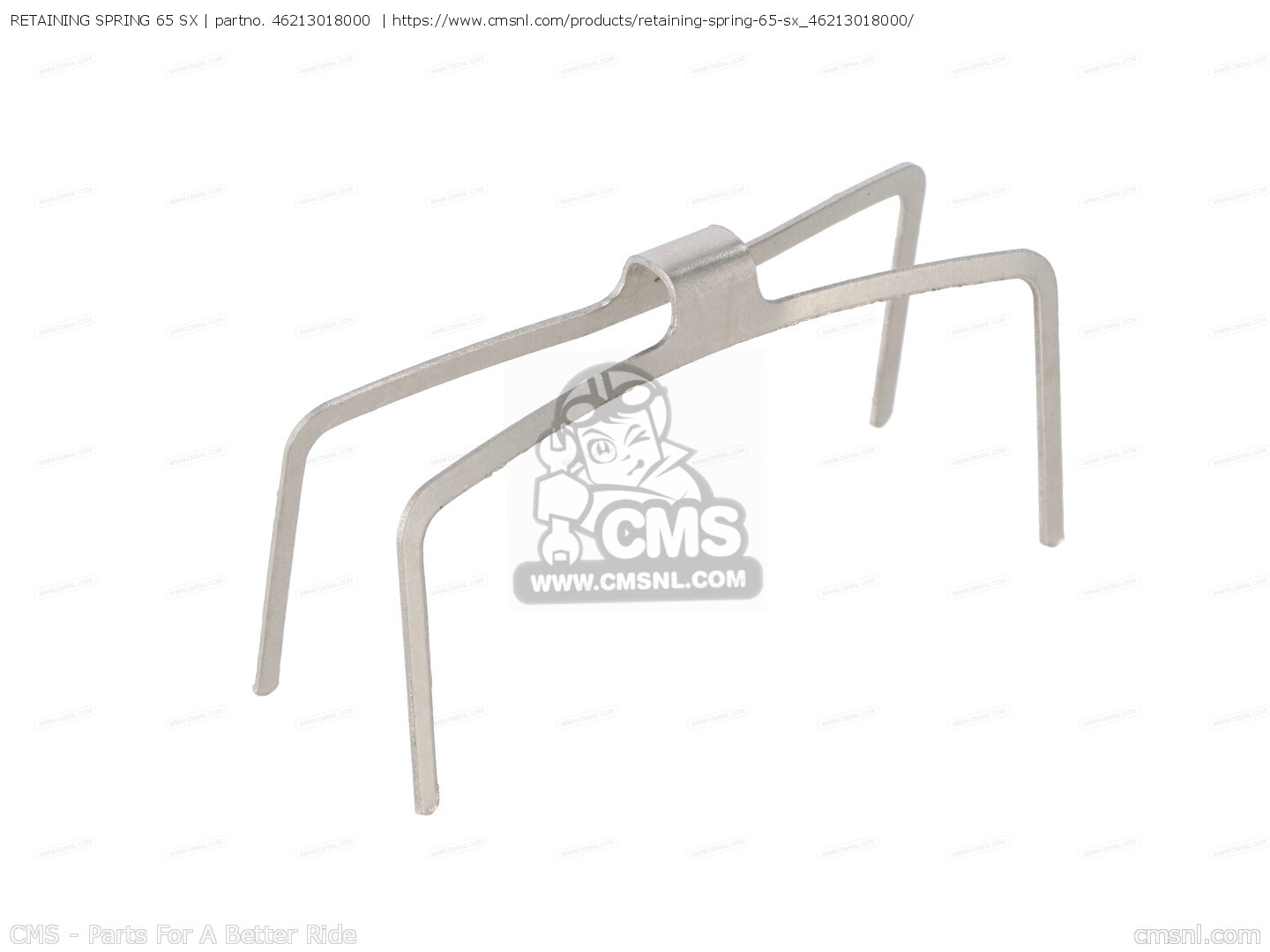 RETAINING SPRING 65 SX for 65 SX Europe 2019 - order at CMSNL