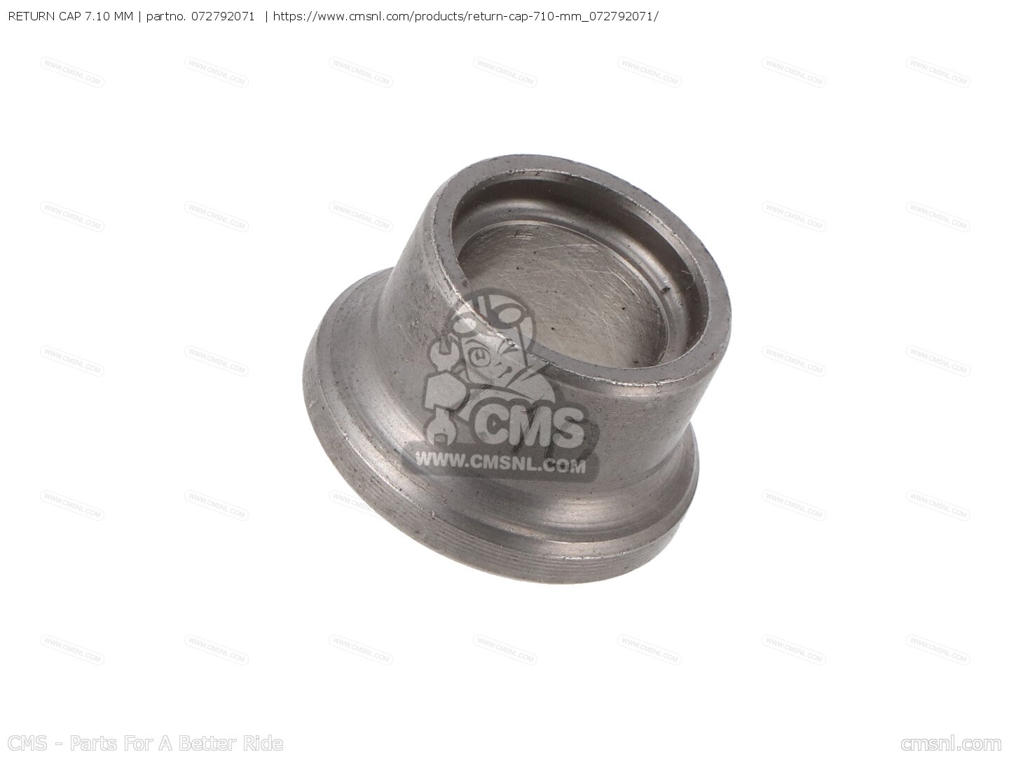 RETURN CAP 7.10 MM for Ducati - order at CMSNL