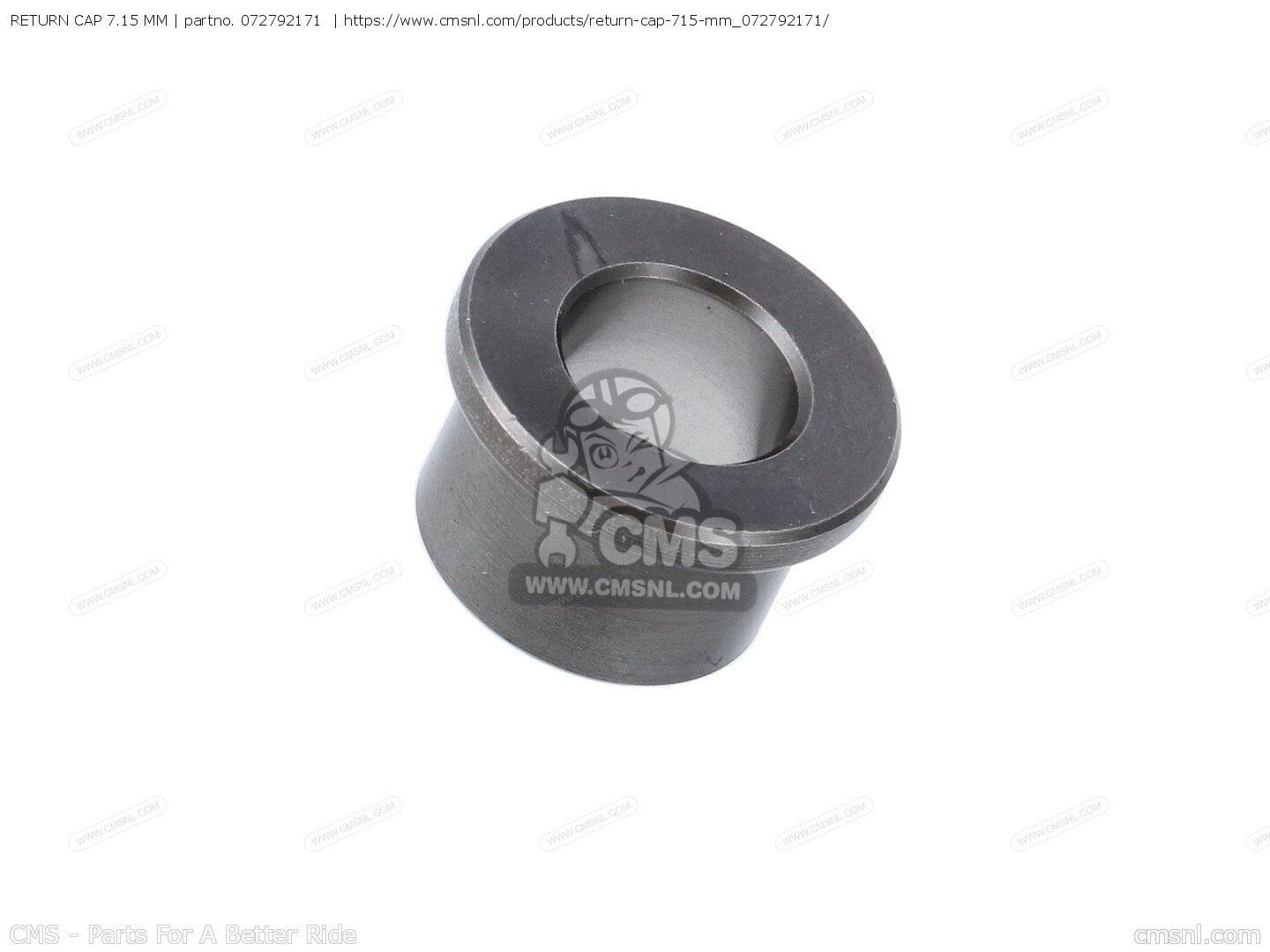 RETURN CAP 7.15 MM for STST2 2001 EU (SPORTTOURING ST2) 9151-0781D ...