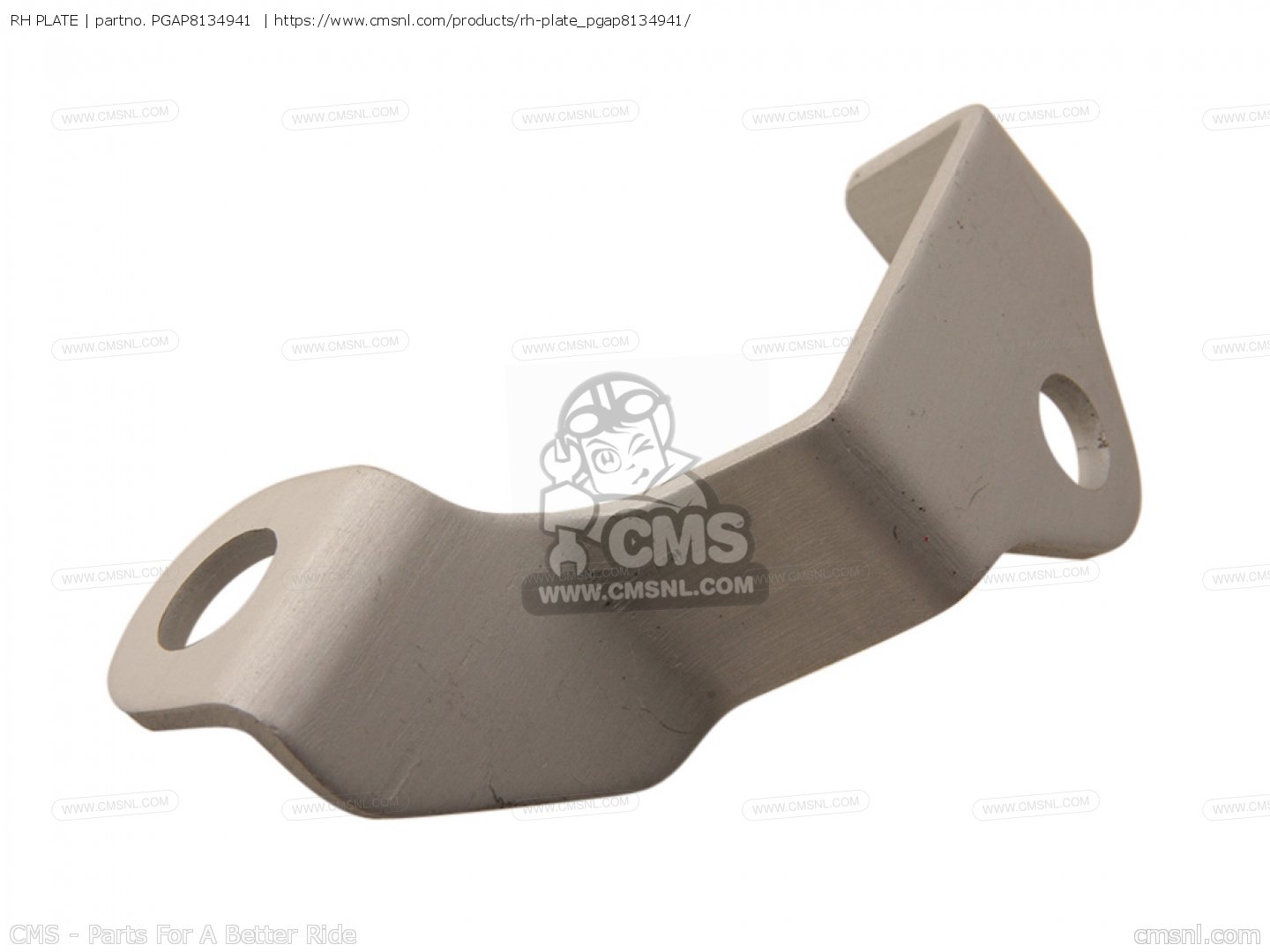 PGAP8134941: RH PLATE Piaggio Group - buy the PGAP8134941 at CMSNL