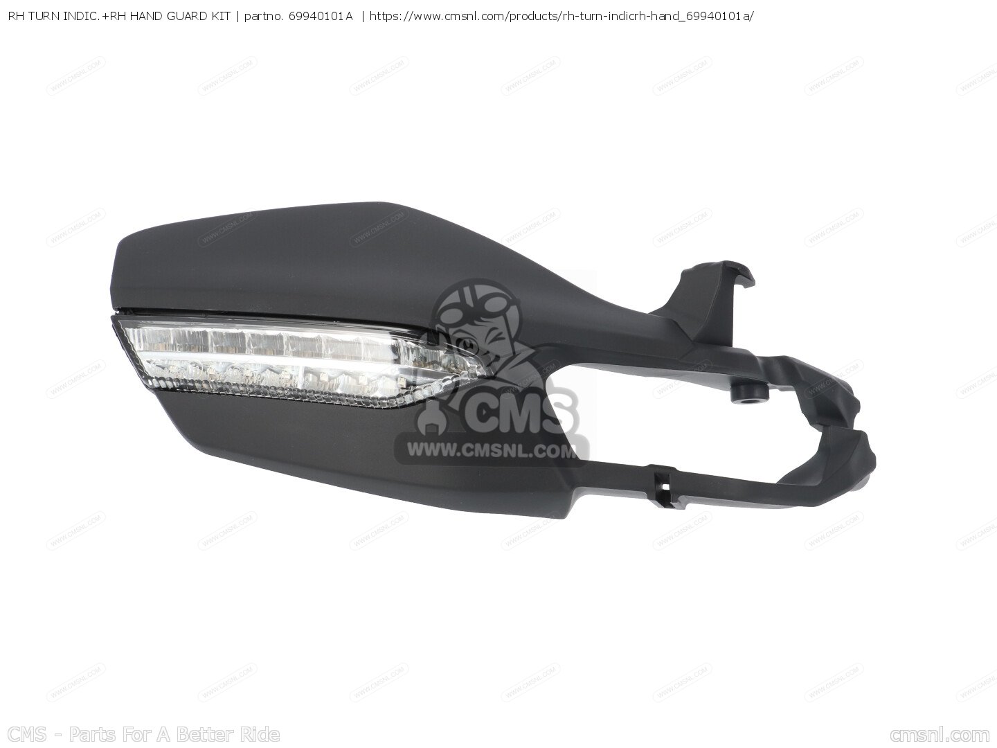 69940101A: RH TURN INDIC.+RH HAND GUARD KIT Ducati - buy the 69940101A ...