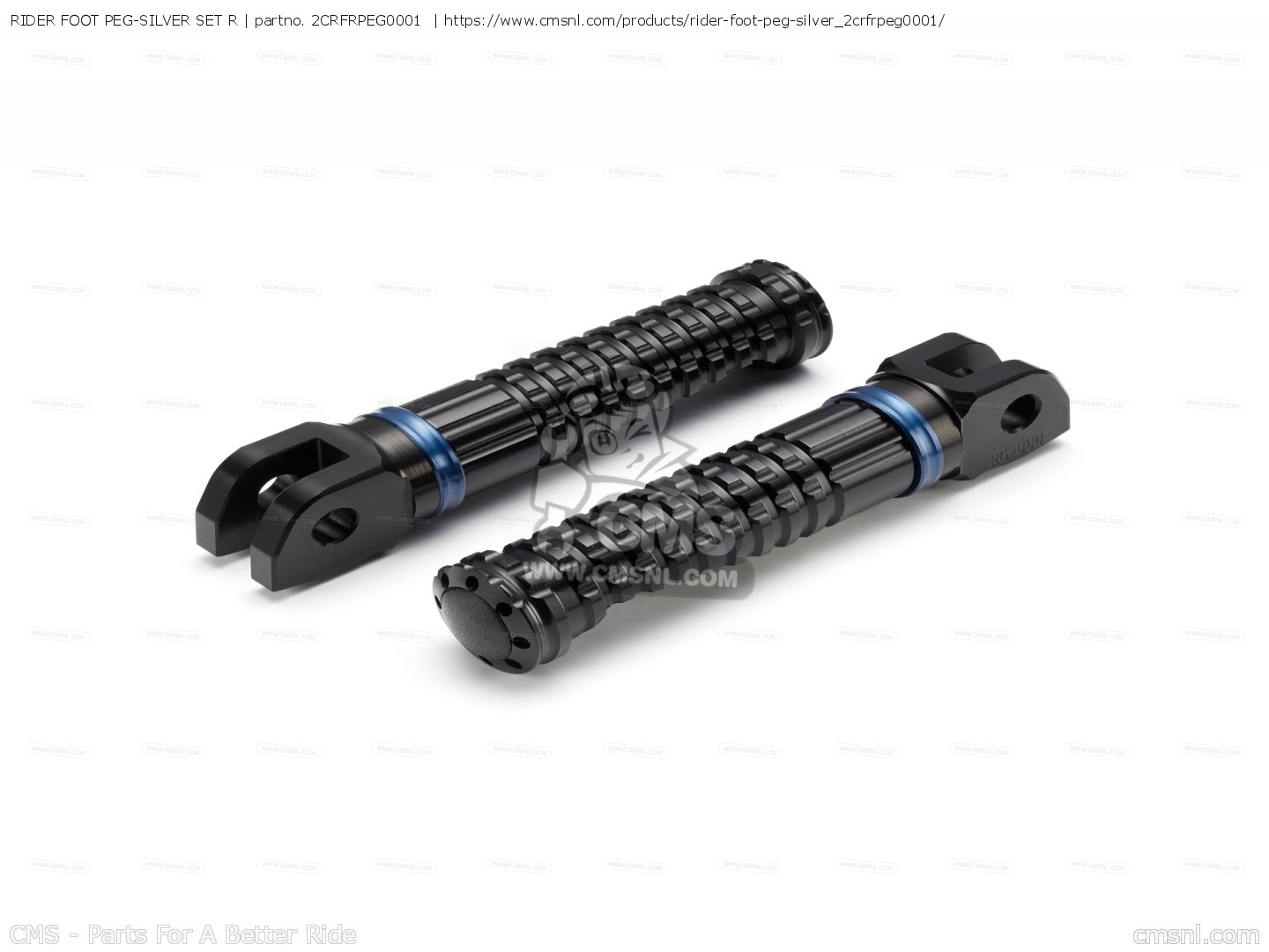2CRFRPEG0001: RIDER FOOT PEG-SILVER SET R Yamaha - buy the 2CR-FRPEG-00 ...