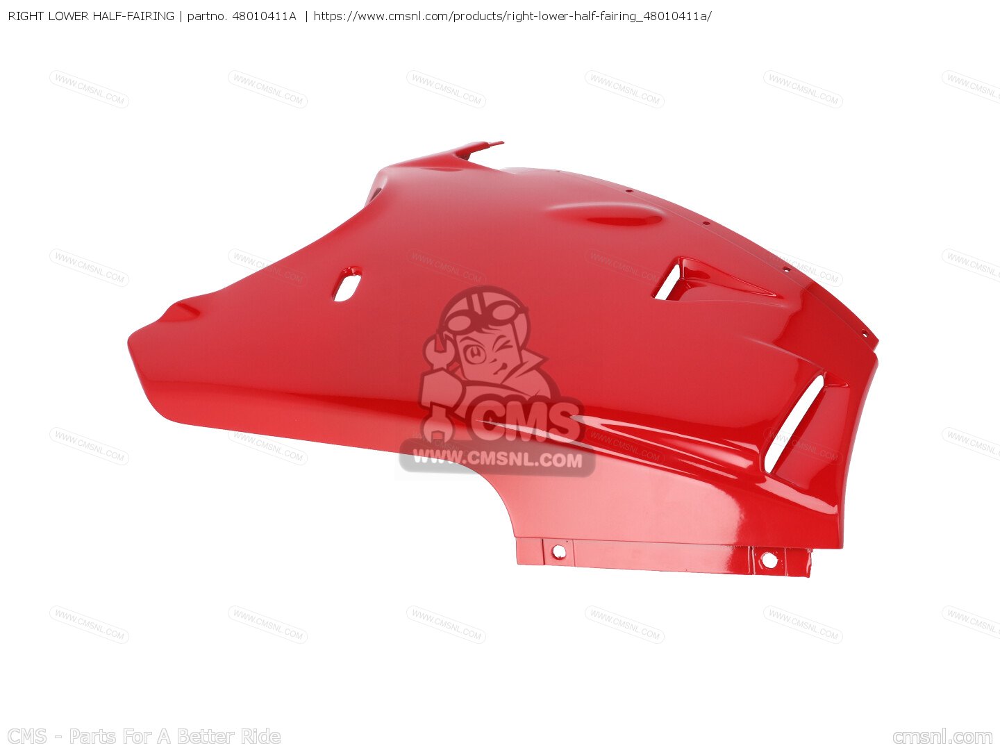48010411A: RIGHT LOWER HALF-FAIRING Ducati - buy the 48010411A at CMSNL
