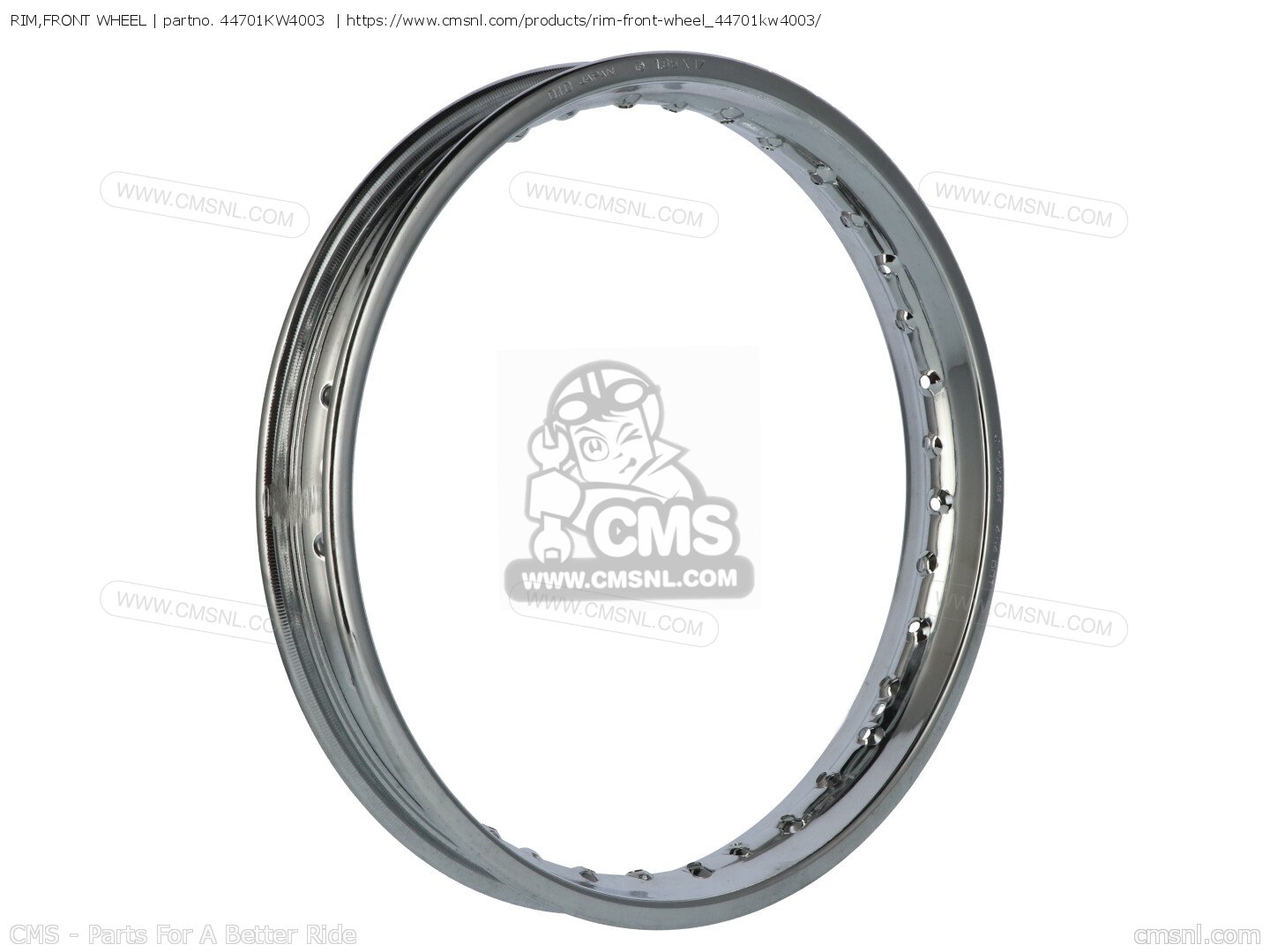 44701KW4003: Rim,front Wheel Honda - buy the 44701-KW4-003 at CMSNL