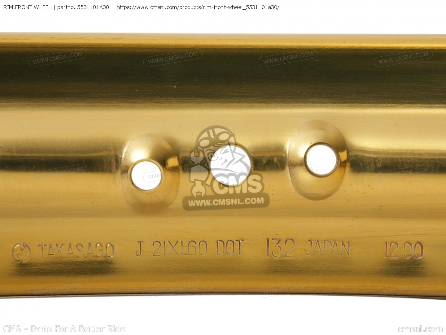 5531101A30: Rim,front Wheel Suzuki - buy the 55311-01A30 at CMSNL