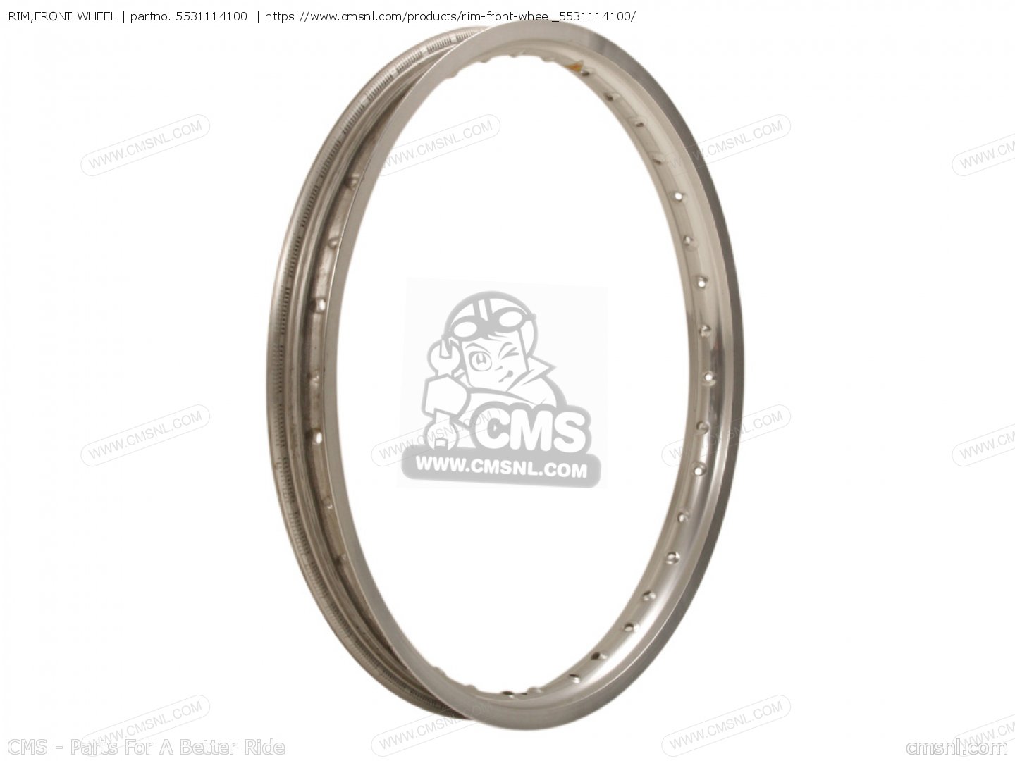 5531114100: RIM,FRONT WHEEL Suzuki - buy the 55311-14100 at CMSNL