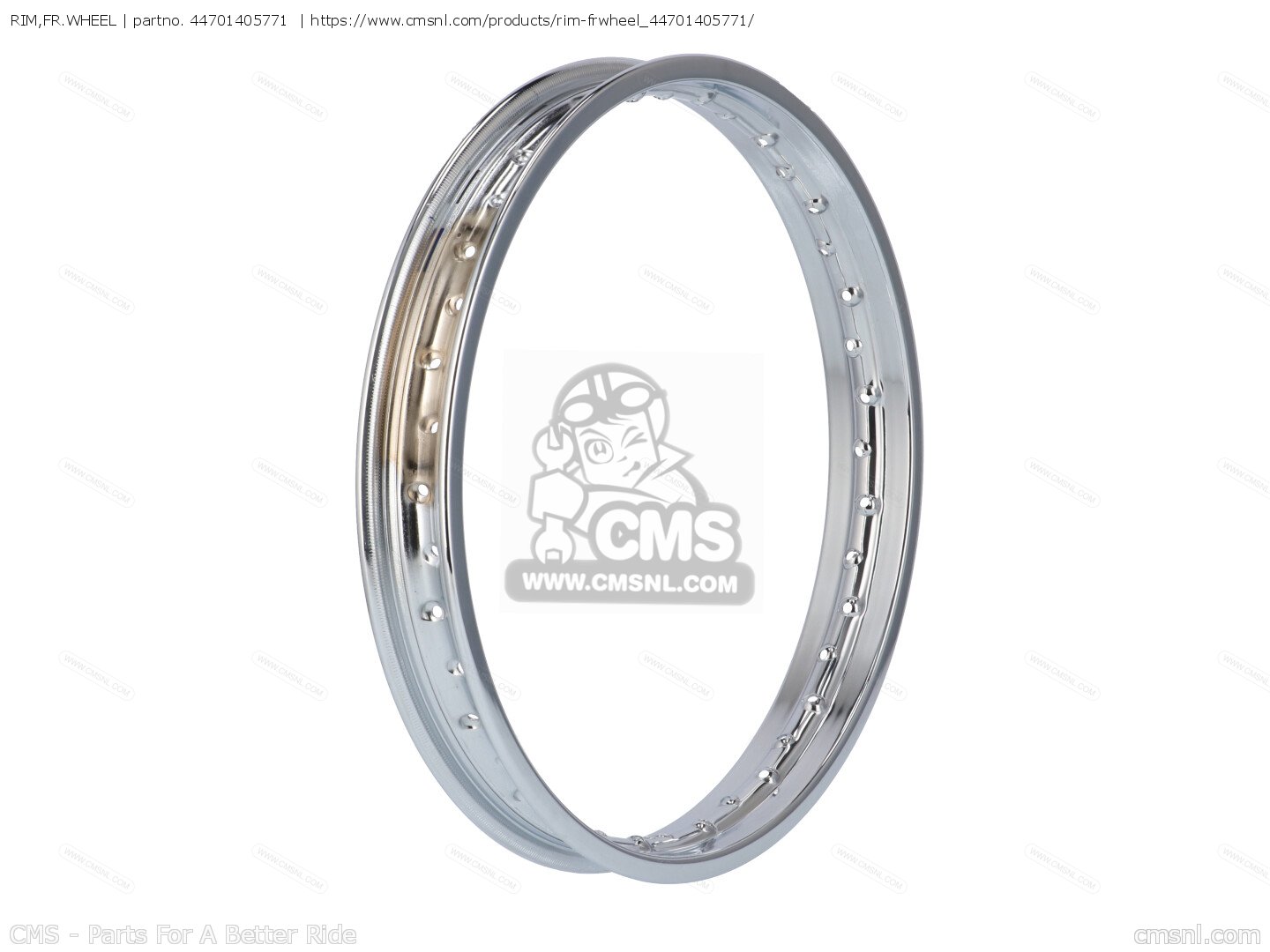 44701405771: RIM,FR.WHEEL Honda - buy the 44701-405-771 at CMSNL