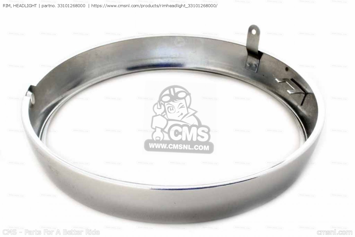 33101268000: Rim, Headlight Honda - buy the 33101-268-000 at CMSNL