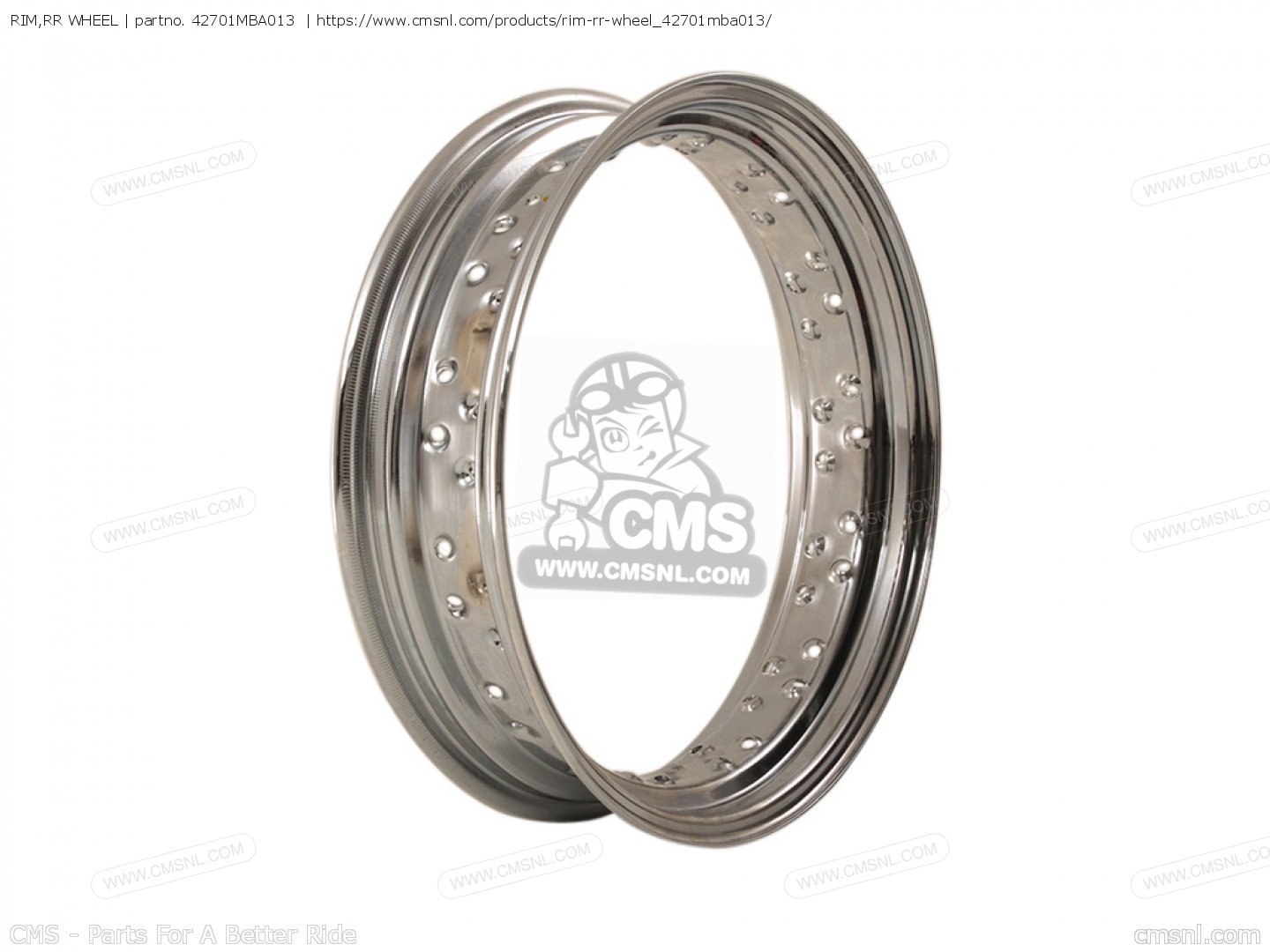 42701MBA013: RIM,RR WHEEL Honda - buy the 42701-MBA-013 at CMSNL