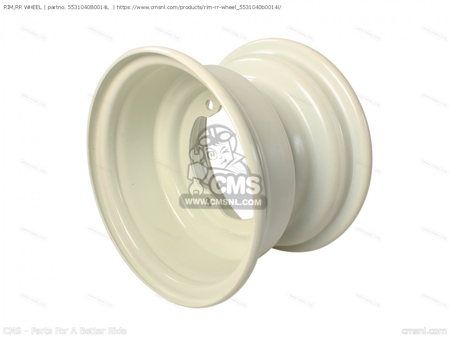 5531040B0014L: RIM,RR WHEEL Suzuki - buy the 55310-40B00-14L at CMSNL