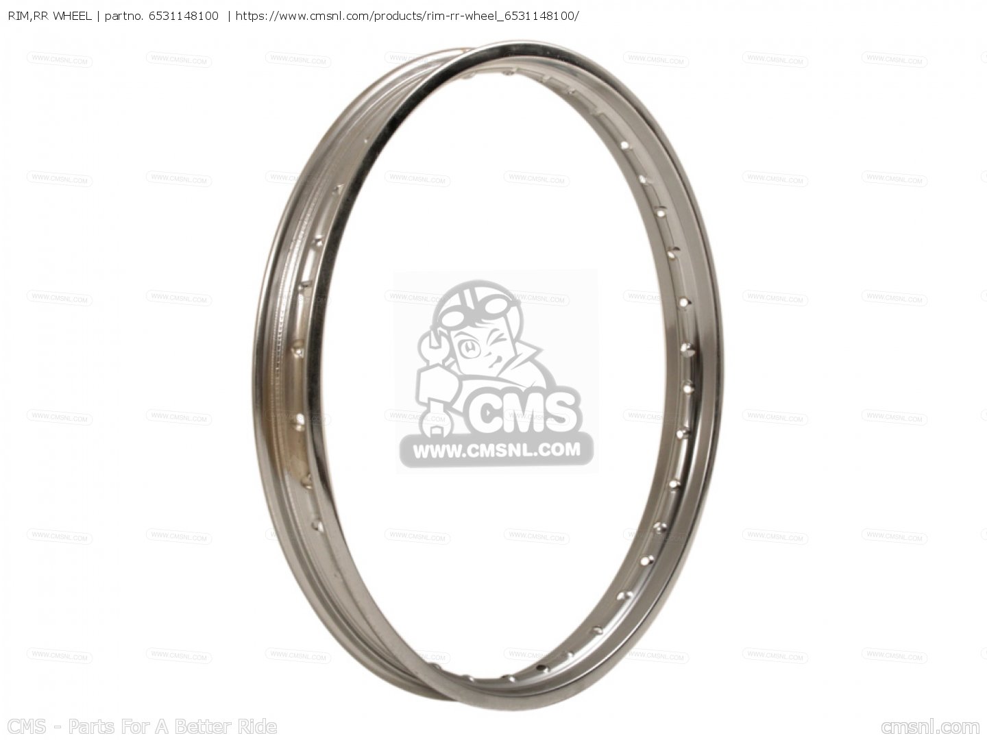 RIM,RR WHEEL for TS100 1979 (N) USA (E03) - order at CMSNL