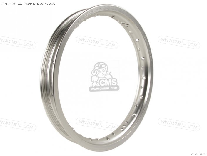 42701KSE671: RIM,RR WHEEL Honda - buy the 42701-KSE-671 at CMSNL