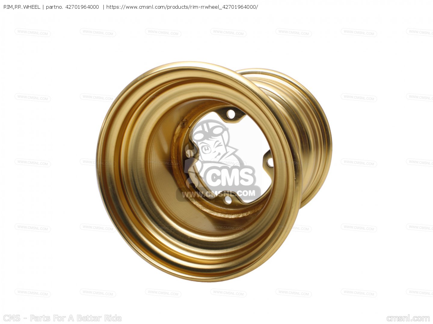 42701964000: Rim,rr.wheel Honda - buy the 42701-964-000 at CMSNL